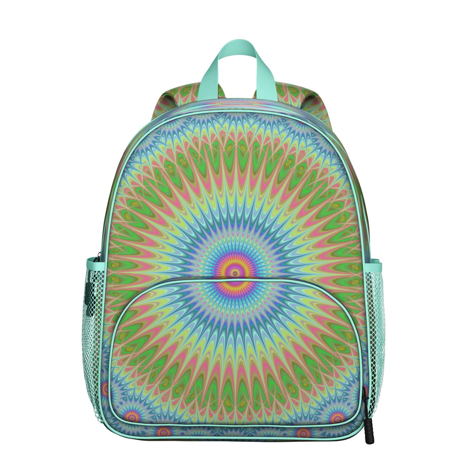 Dreamy Indian Ornament Waterproof Backpack - Ergonomic Adjustable ...