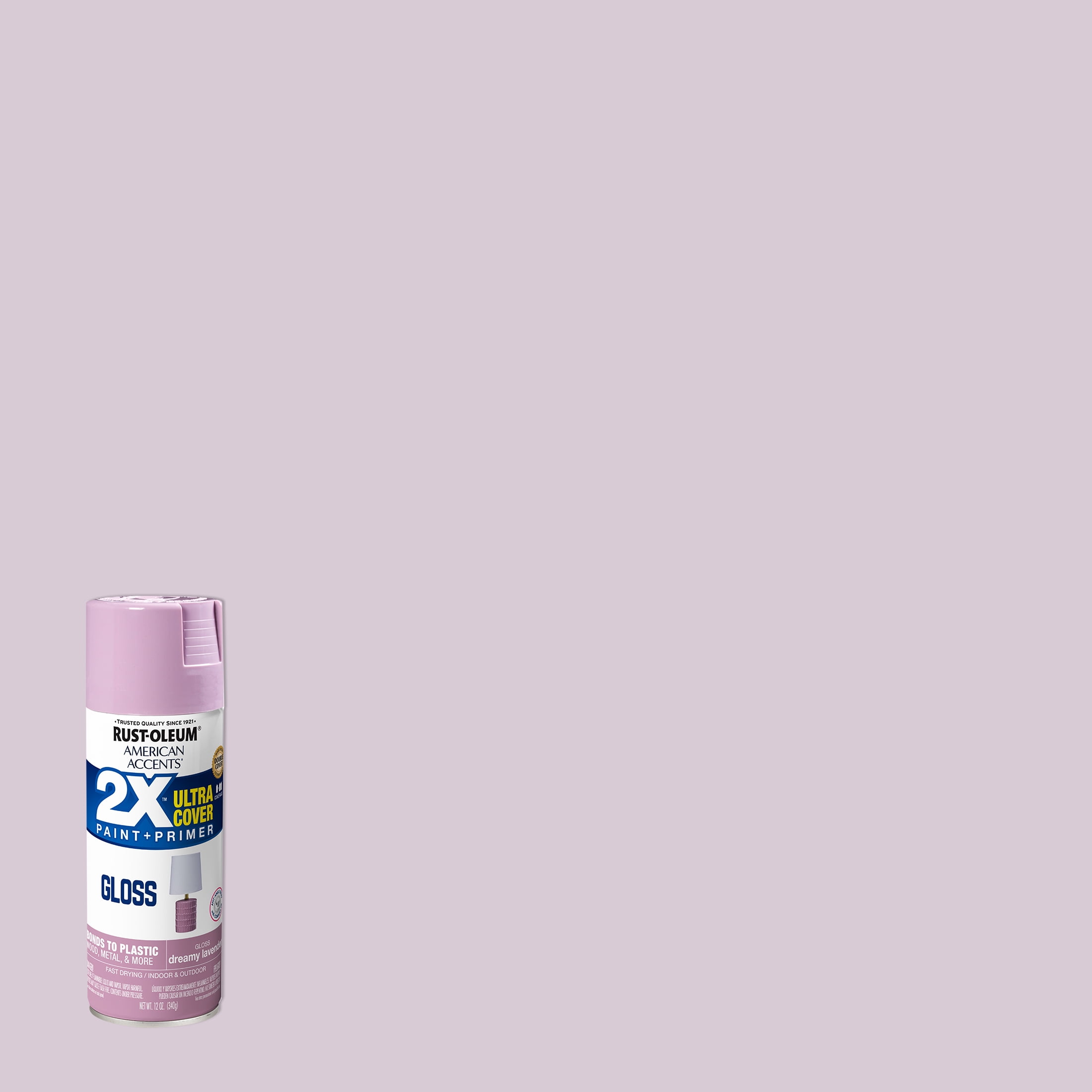 Dreamy Lavender, Rust-Oleum American Accents 2X Ultra Cover Gloss Spray ...