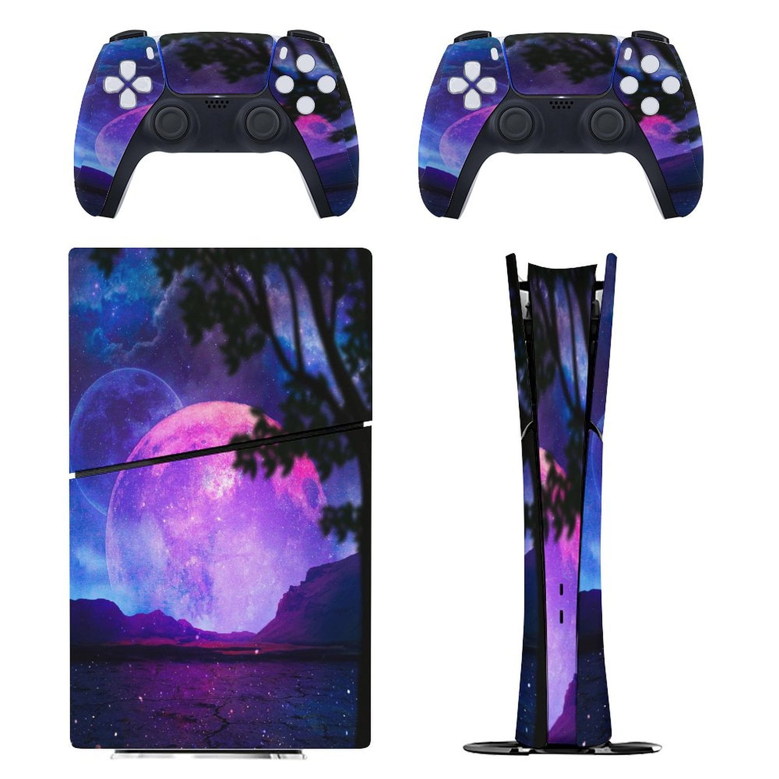 Dreamy, Night Sky PS5/PS5 Slim Digital Disc Skin Sticker For Console ...
