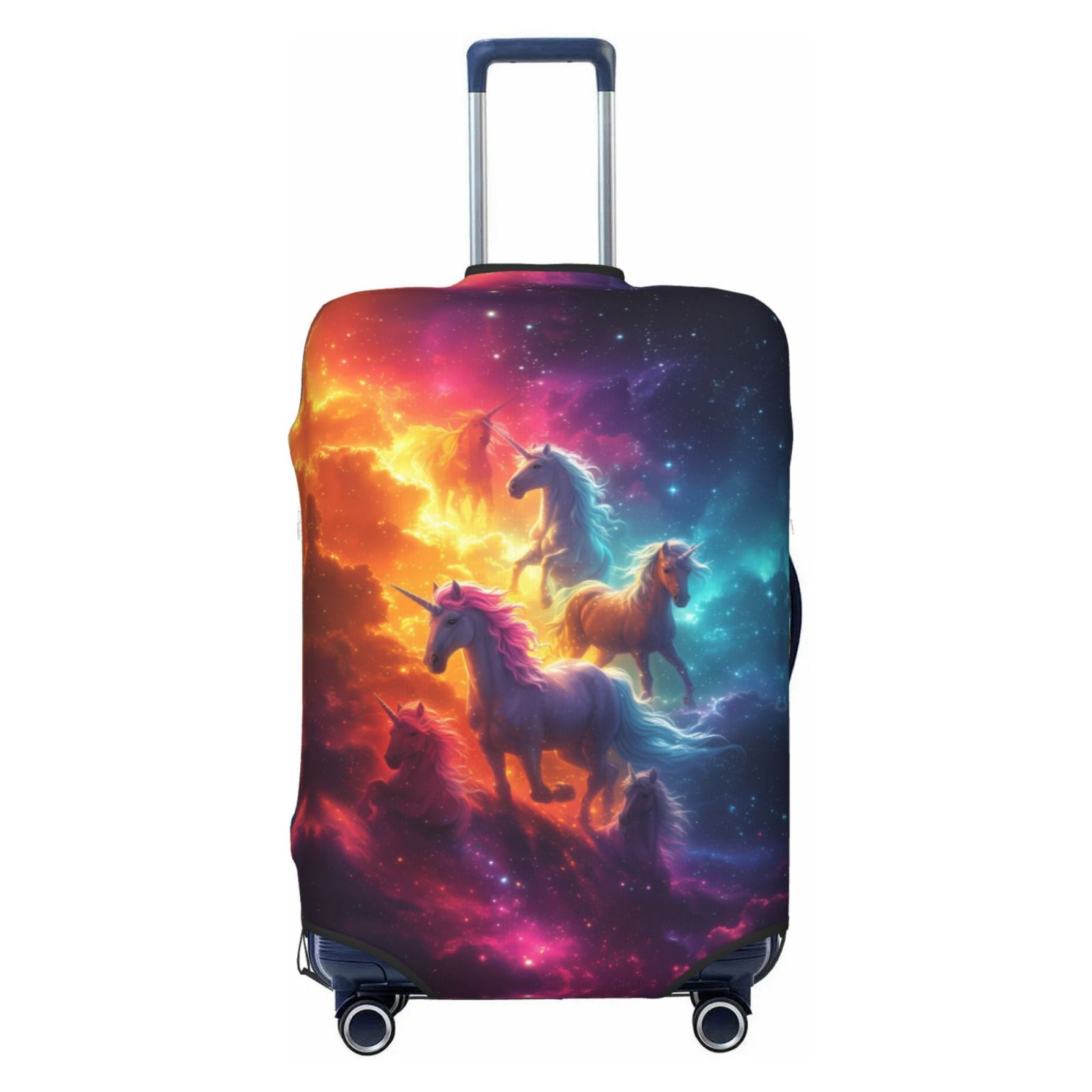 Dreamy Night Sky White Horse Luggage Cover, Suitcase Cover for Luggage ...