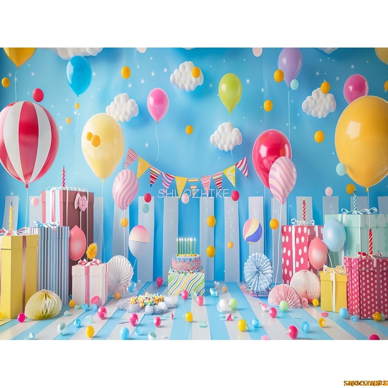 Dreamy Pink Floral Frame Birthday Photography Backdrops Props Baby ...