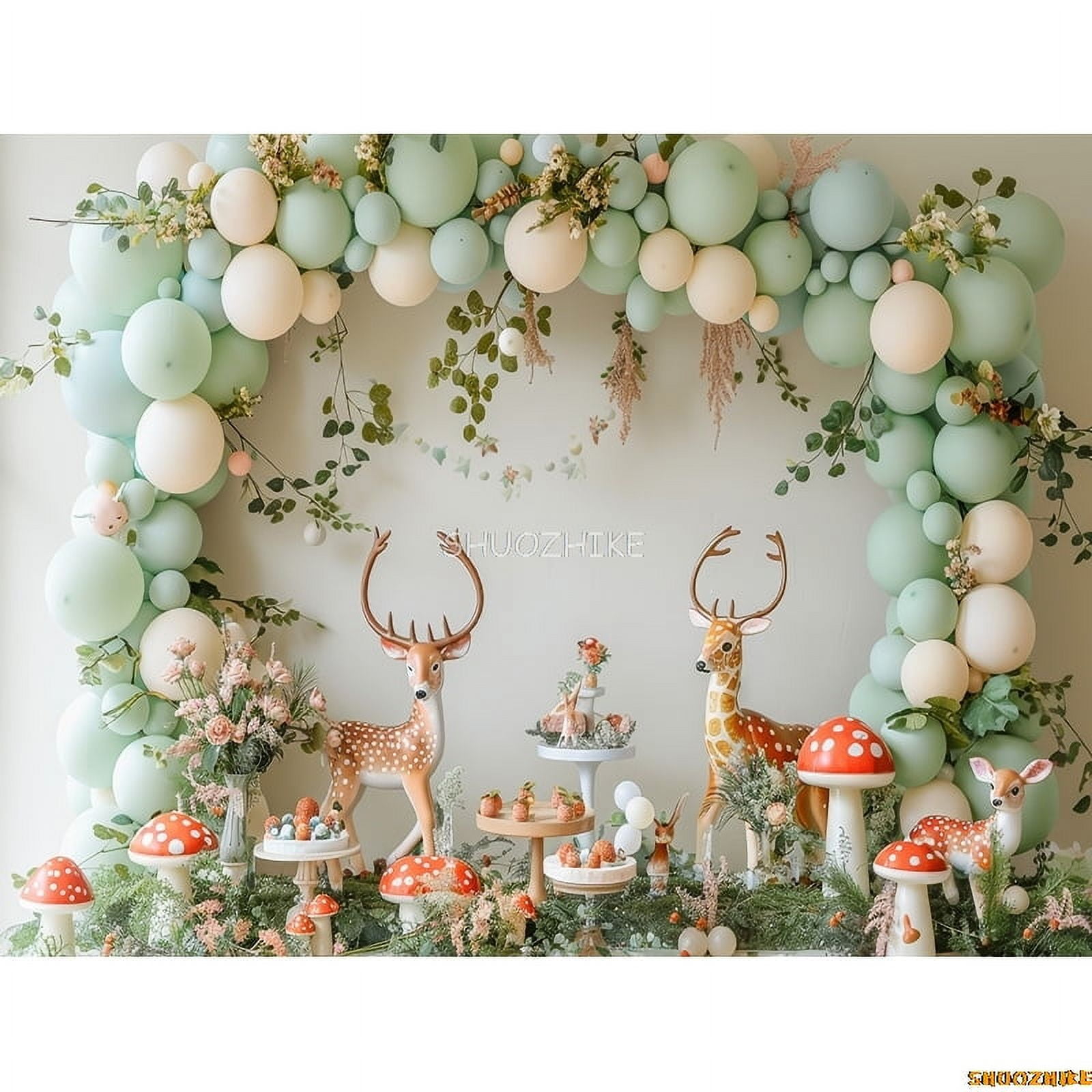 Dreamy Pink Floral Frame Birthday Photography Backdrops Props Baby ...