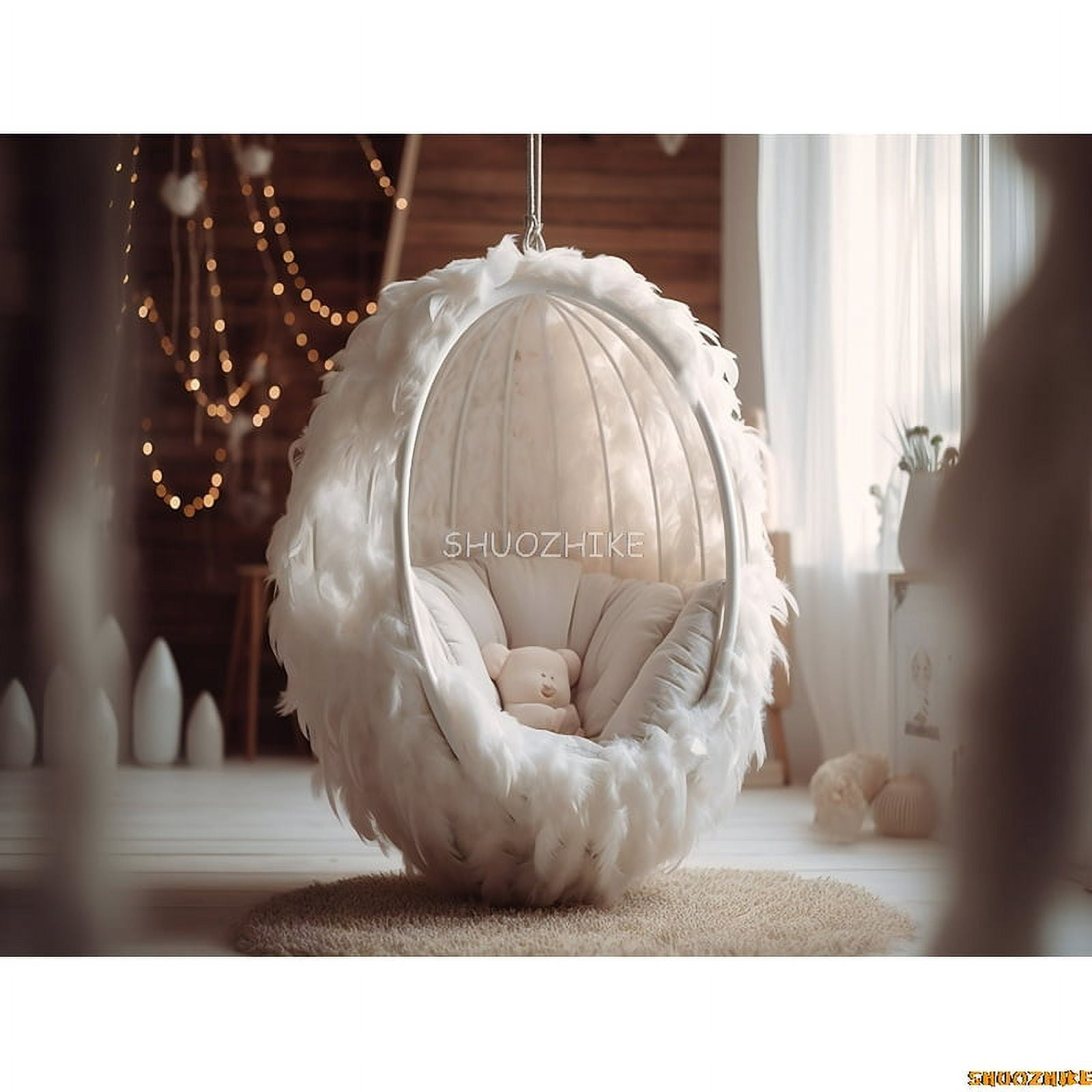 Dreamy Pink Floral Frame Birthday Photography Backdrops Props Baby ...