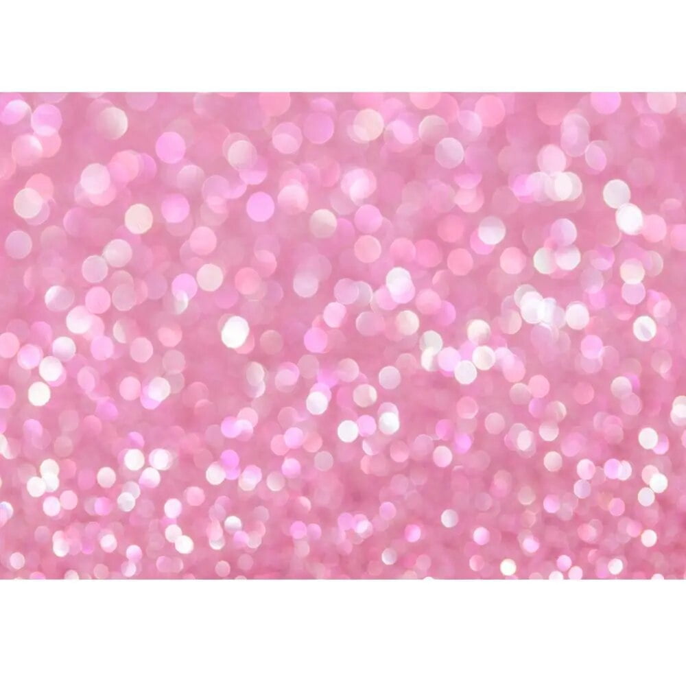 Dreamy Pink Glitter Polka Dot Birthday Party Portrait Background r For ...