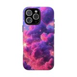 Dreamy Pink Purple Cotton Candy Clouds Surreal Sky Artwork Phone Case ...