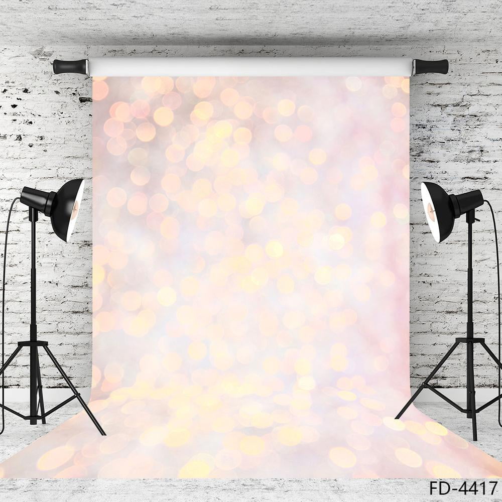 Dreamy Polka Dots Light Shine Glitter Vinyl Backdrops Baby Shower Toy ...