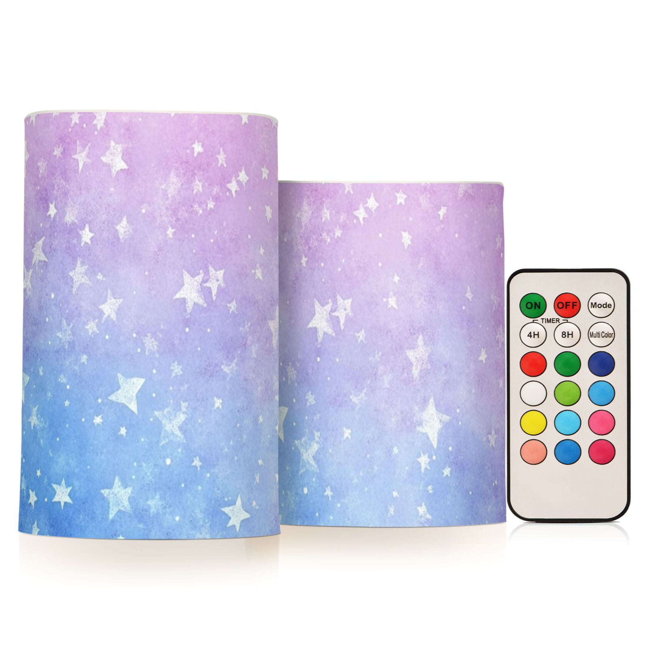 Dreamy Sky with Many Stars Flickering Flameless Candles LED Tealight ...