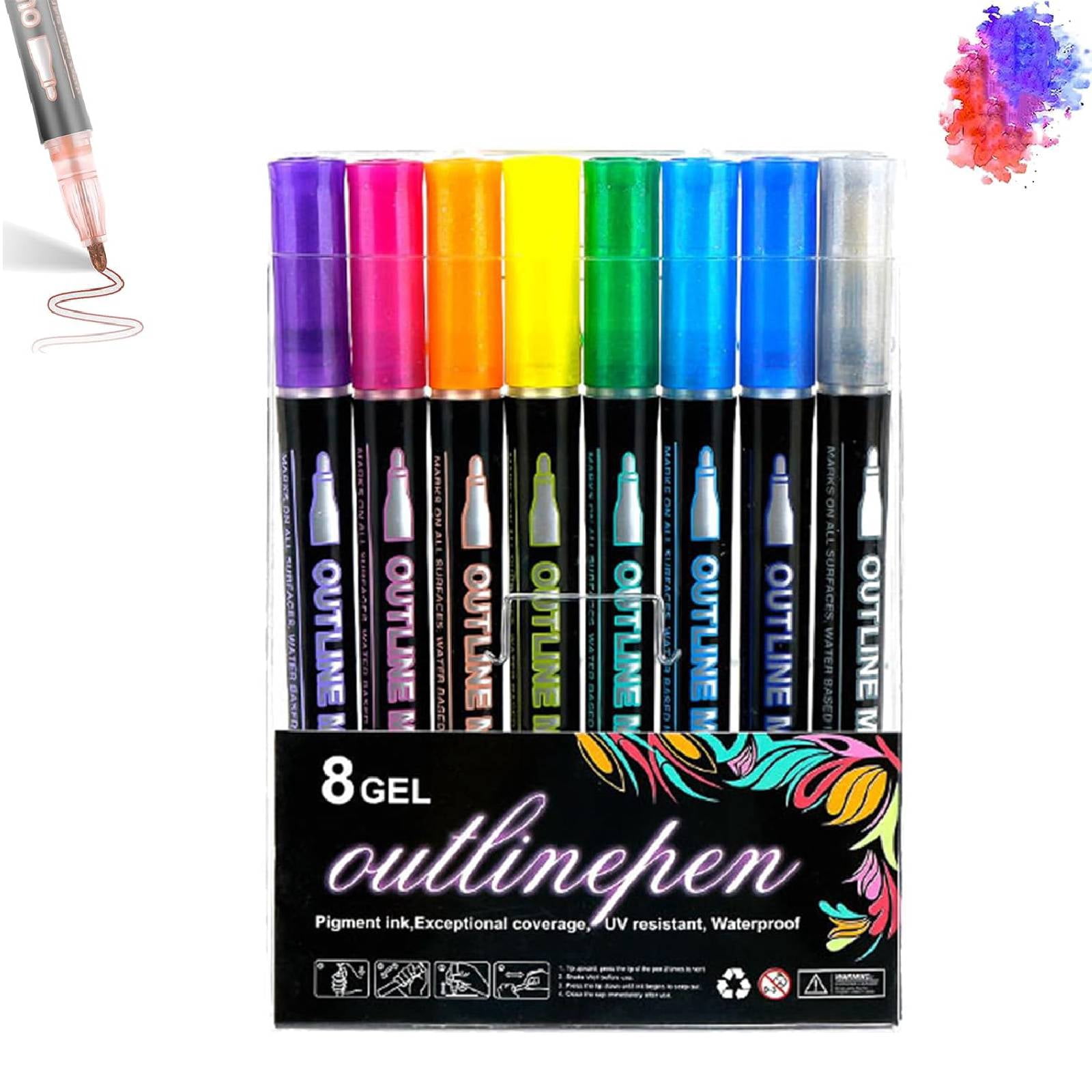 Dreamy Sparkle Dual-Line Contour Pen, Dreamy Sparkle Dual Pen, Outline ...