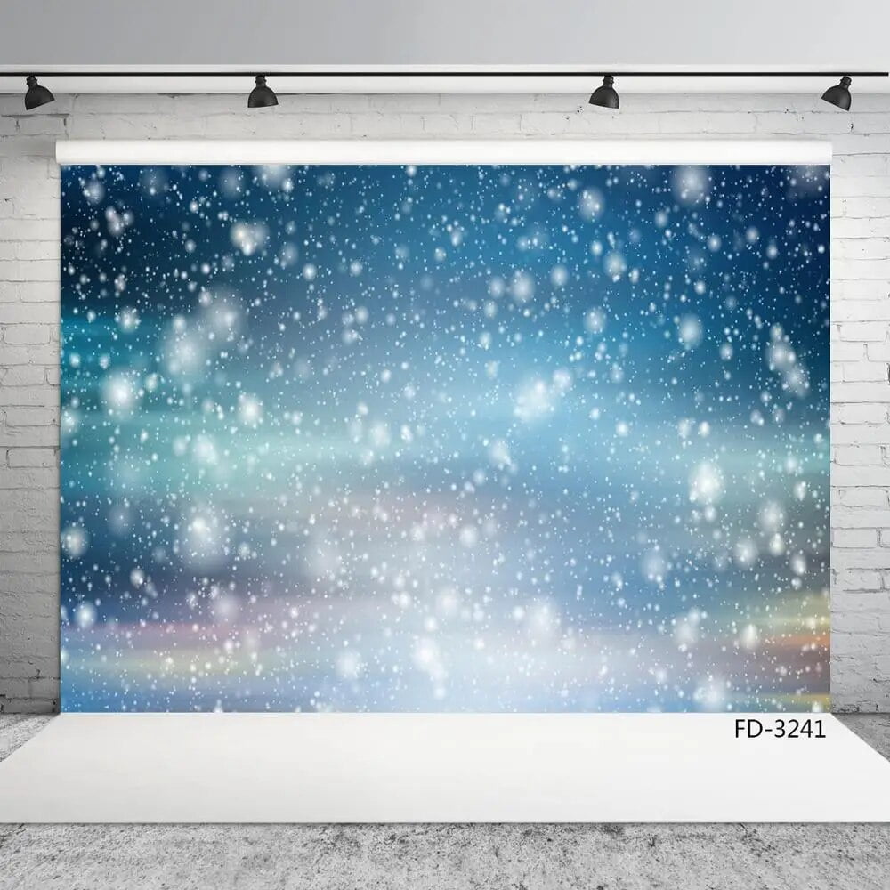 Dreamy Sparkle Snow Glitter Bokeh Photocall Background Child Baby ...