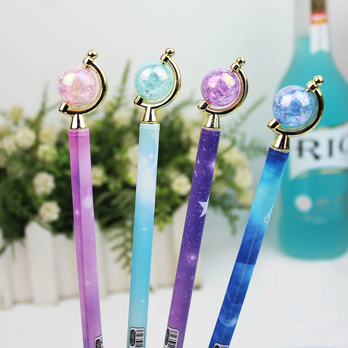 Dreamy Starry Glass Planet Gel Pens - A Set of 4, Perfect for Making ...