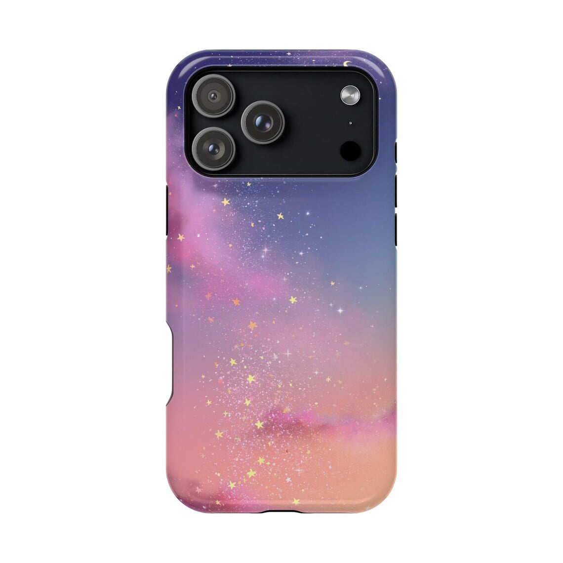 Dreamy Stars Pink Cosmic Sky Cute Pastel Nebula Phone Case form with ...