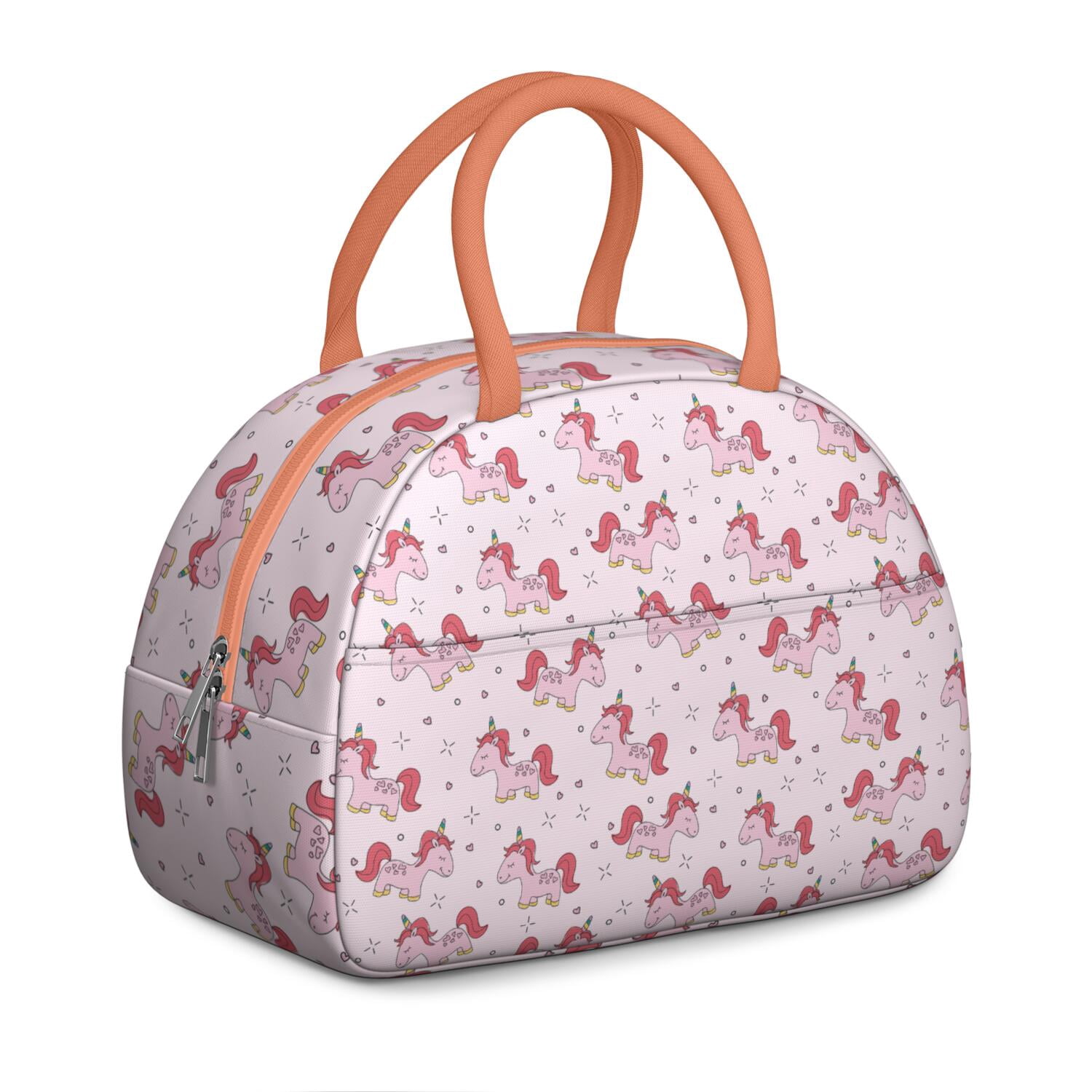 Dreamy Unicorn Lunch Bag – Rainbow Mythical Horse with Cute Cartoon ...