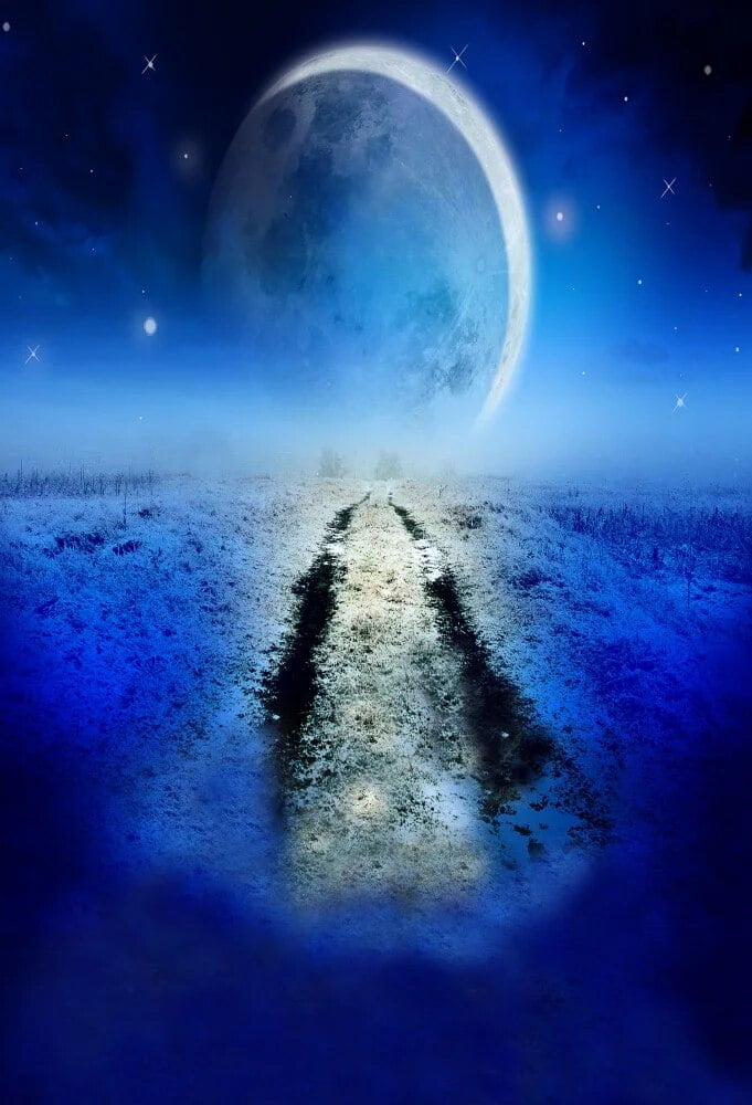 Dreamy Wonderland Orient Style Cloudy Moon Party Decor Baby Scenic ...