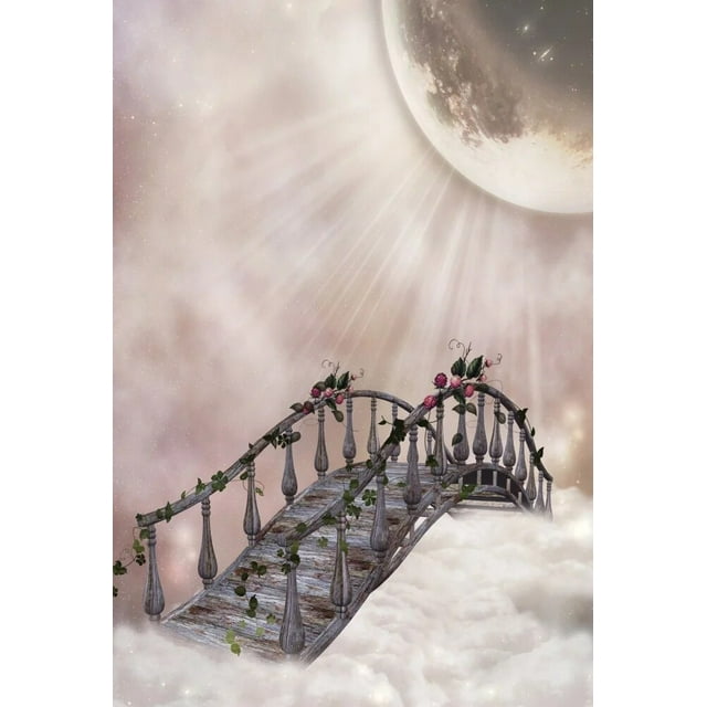 Dreamy Wonderland Orient Style Cloudy Moon Party Decor Baby Scenic ...