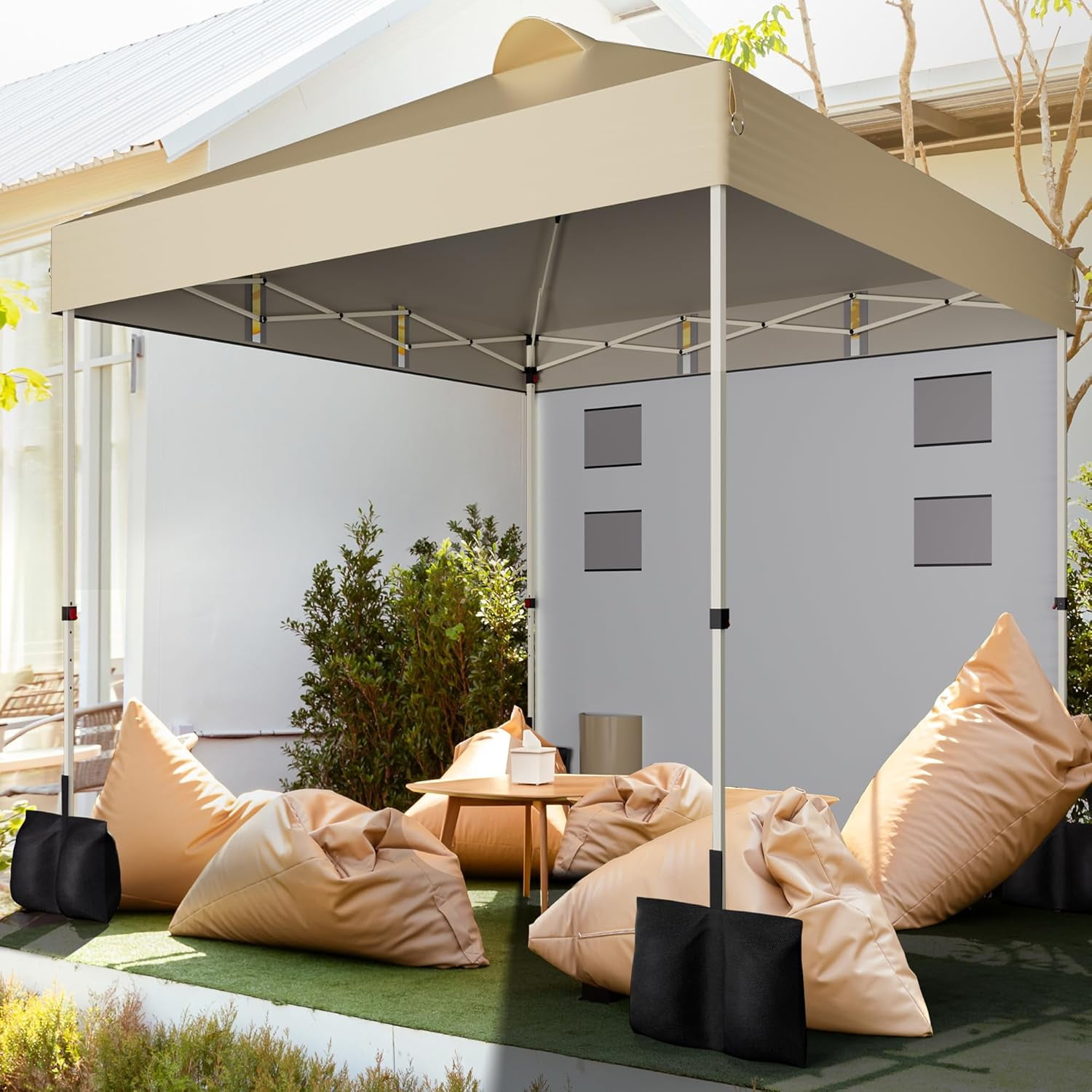 DreamyHM 10'x10' Pop Up Canopy Tent Outdoor Sun Shade Garden Instant ...