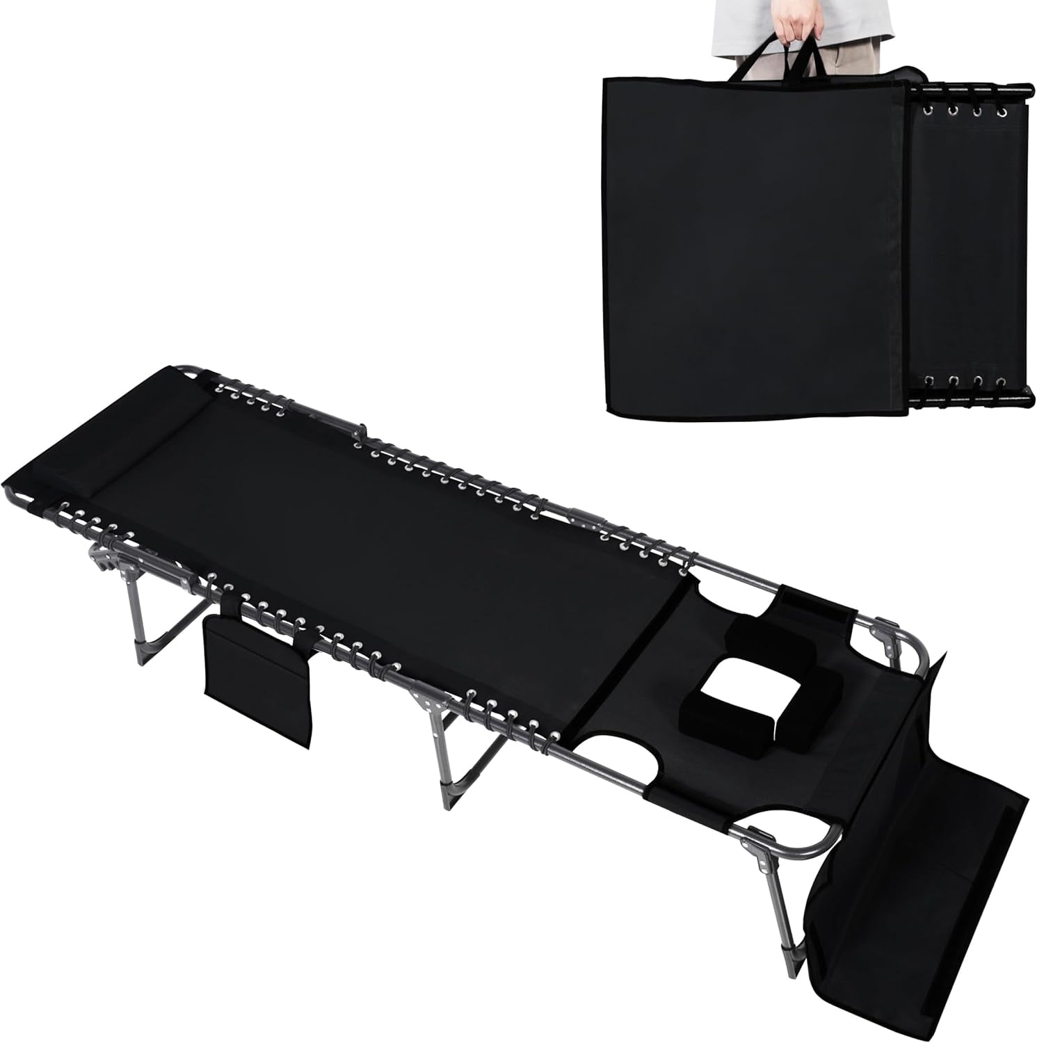 DreamyHM 5-Position Lounge Chair, Tanning Chair with Adjustable ...