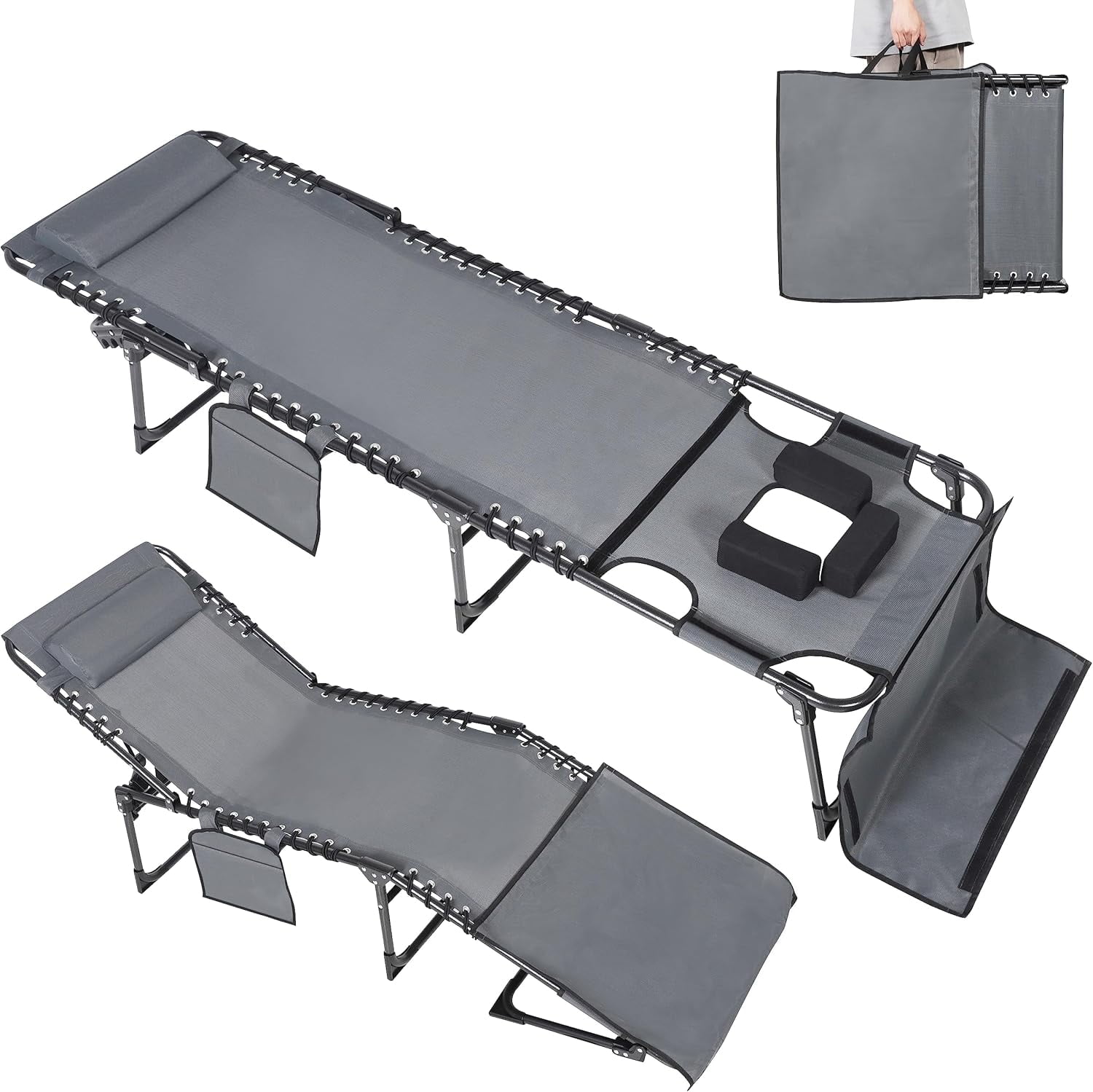 DreamyHM 5-Position Lounge Chair, Tanning Chair with Adjustable ...