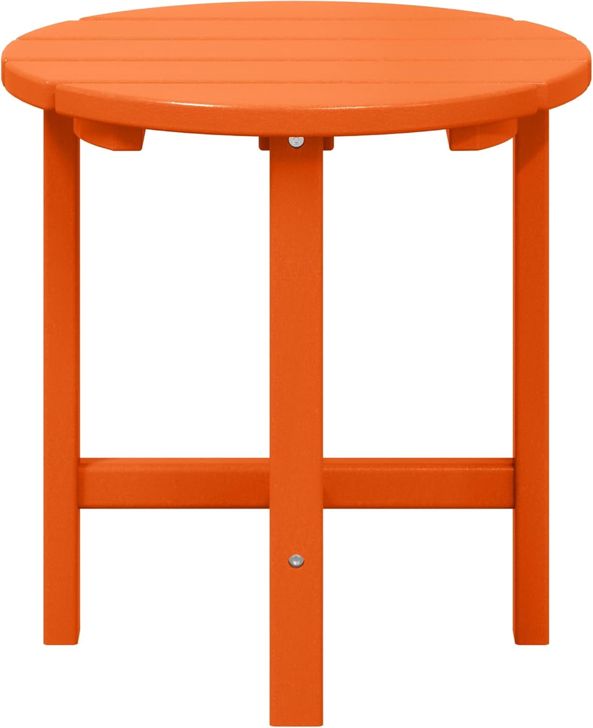 DreamyHM Dylan Round Outdoor Side Table, Orange - Walmart.com
