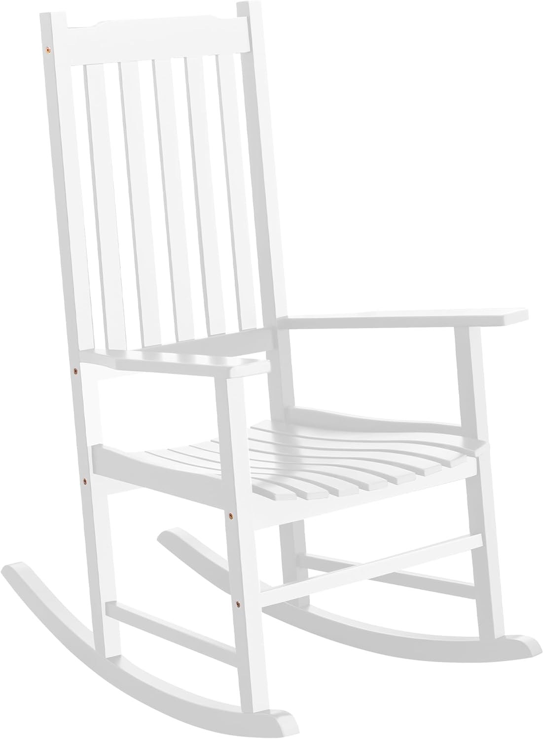 DreamyHM Outdoor Rocking Chair, High Back Oversized All-Weather Lounge ...