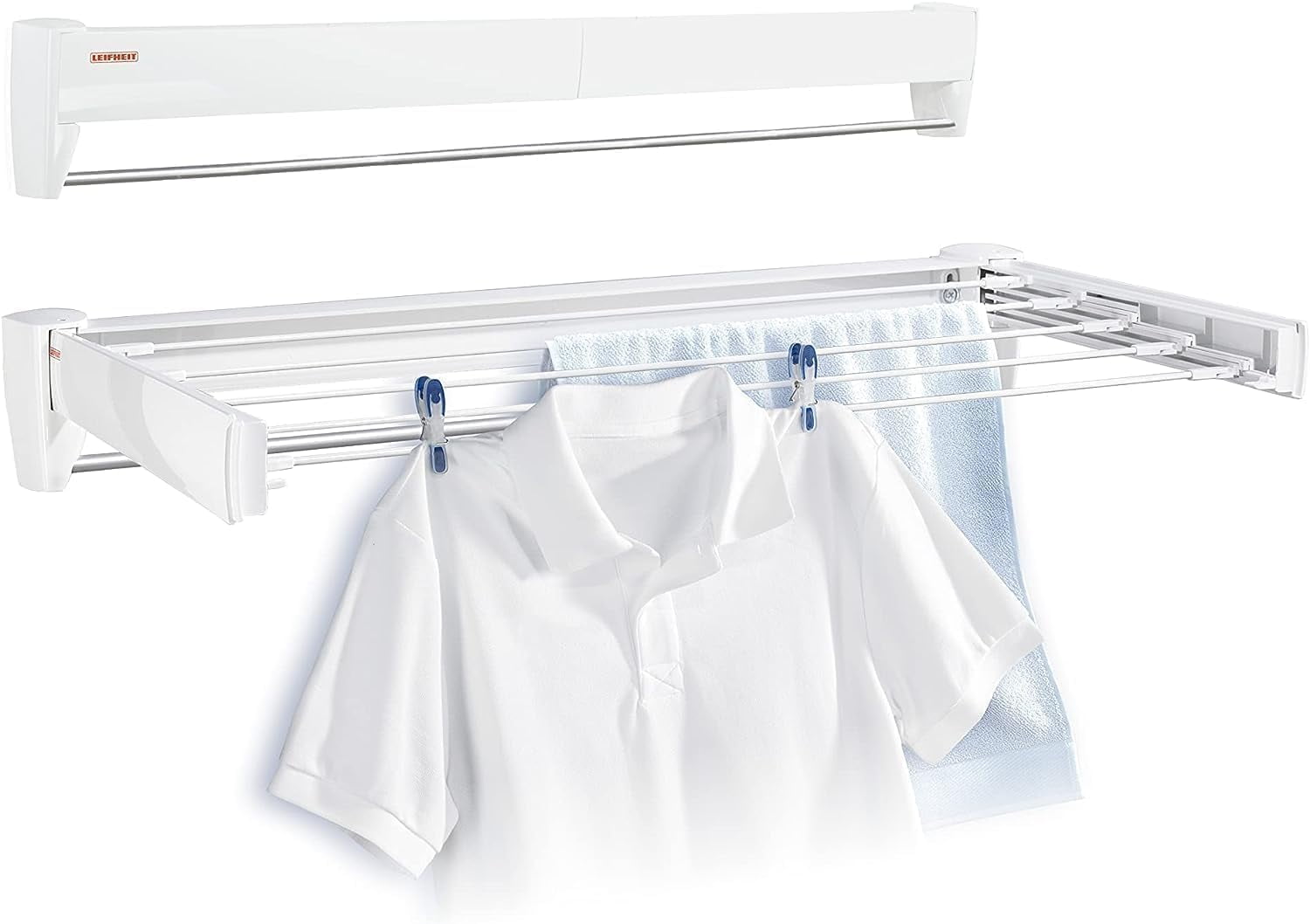 DreamyTrend Foldable Wall Mounted Drying Rack - Easy to Install Hanging ...