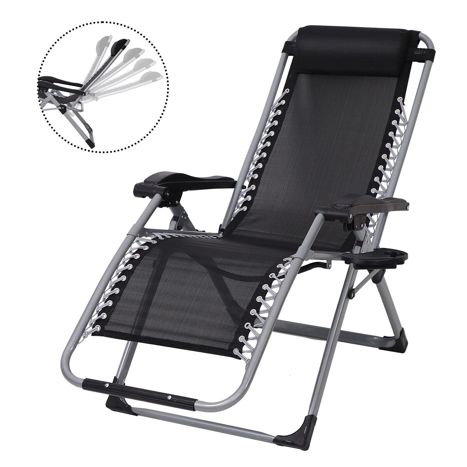 DreamyTrendy Balcony Office Relaxing Chair Relaxer Recliner Chairs Zero ...