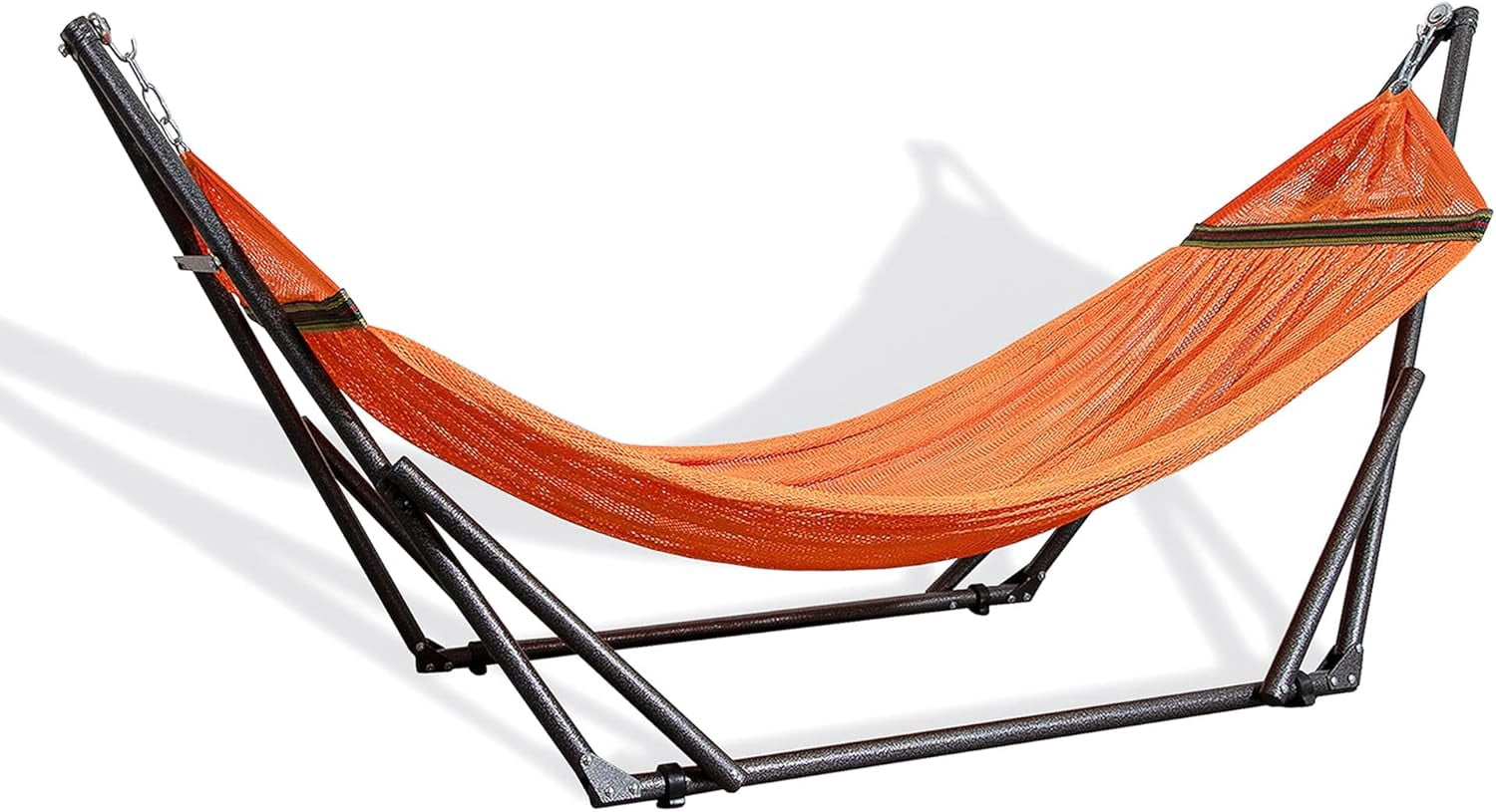 DreamyTrendy Hammock with Collapsible Steel Stand 450 lbs Capacity ...