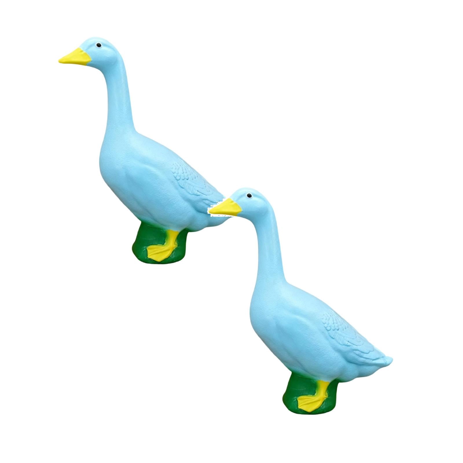 Dreamyjuly Porch Goose & Desktop Goose, Large Goose Statue, Garden ...