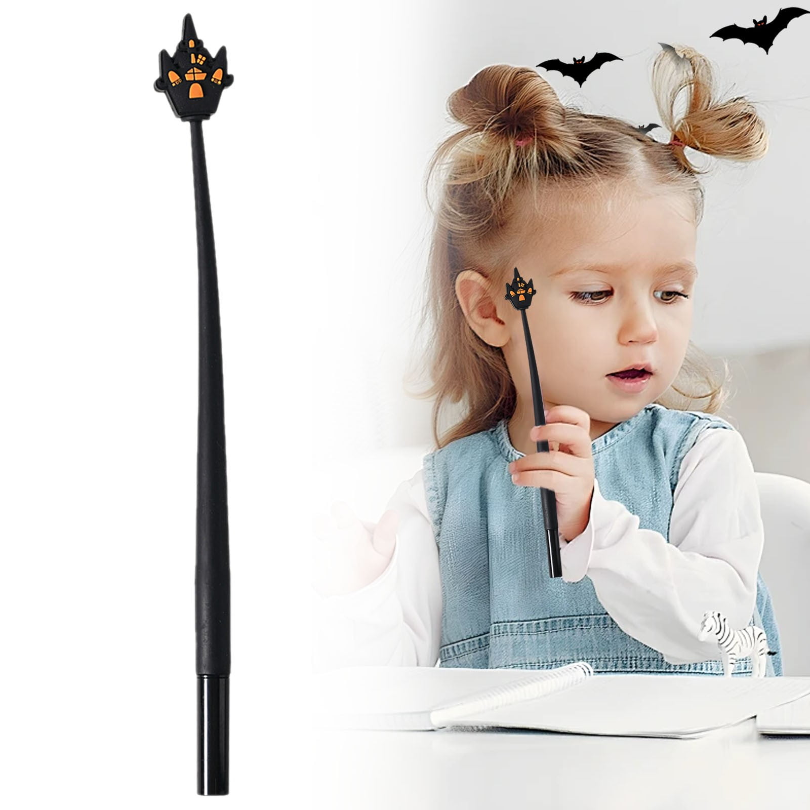 Dreamyjulyhalloween Funny Shake Gel Pen Black C Car Vehicle Data Cable ...