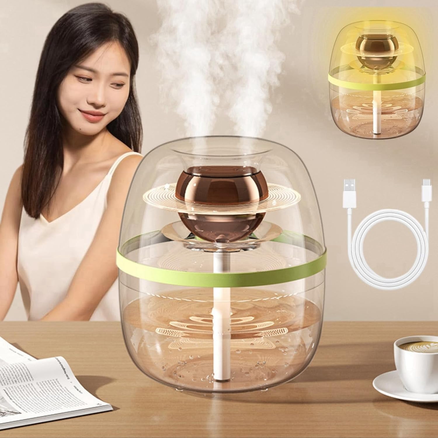 Dreamzy Humidifiers, Dreamzy Humidifiers for Bedroom, 3L Cool Mist ...