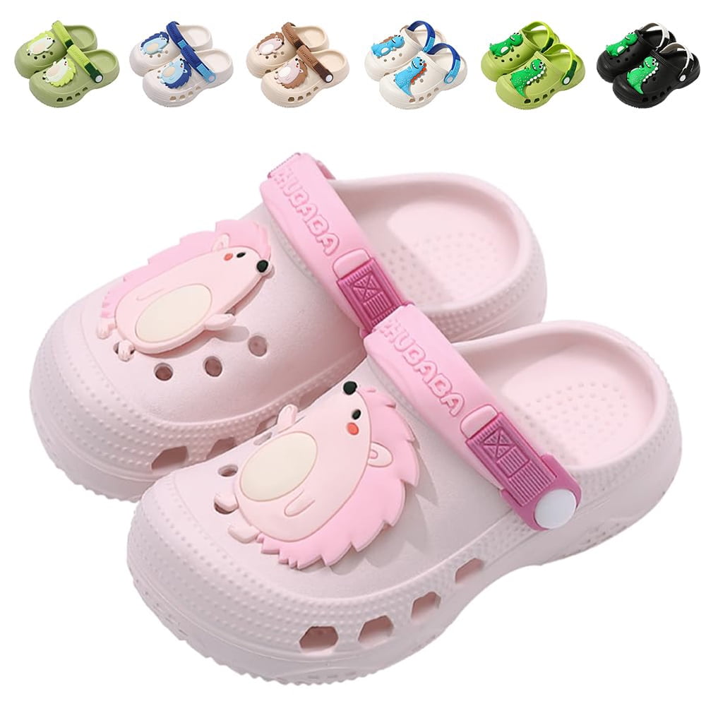 Drecage Toddler Boys Girls Cute Cartoon Clogs Kids Lightweight Garden ...