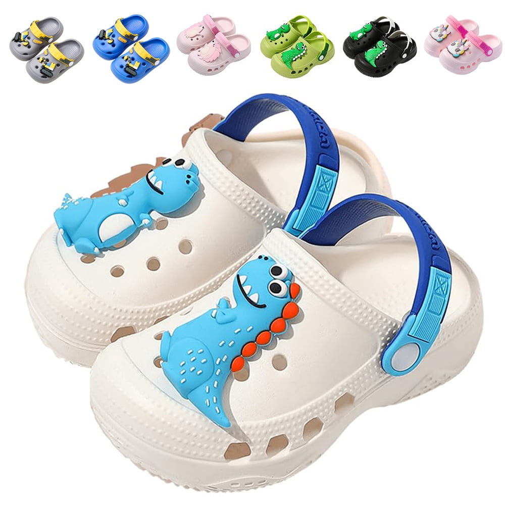 Drecage Toddler Boys Girls Cute Cartoon Clogs Kids Lightweight Garden ...