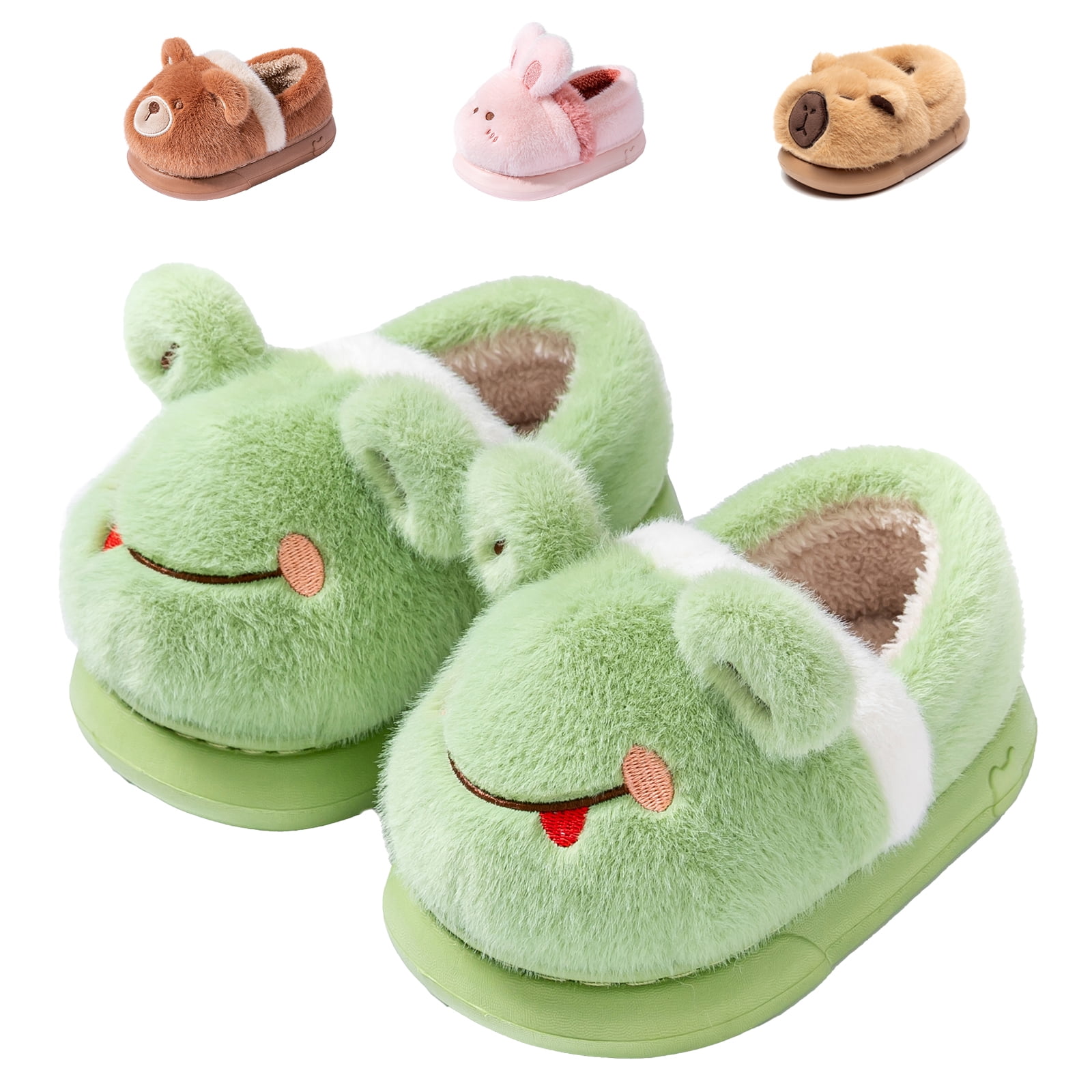 Walmart Black Friday Deals 2025 Drecage Toddler Kids Cute Frog Slippers ...