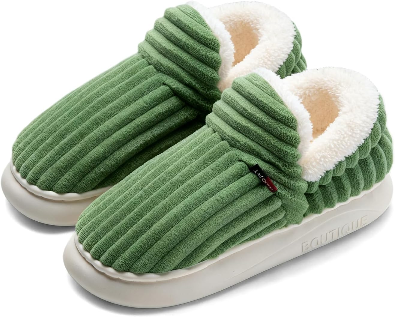 Drecage Womens Fuzzy Slippers Mens, Fleece Lined House Slipper for ...