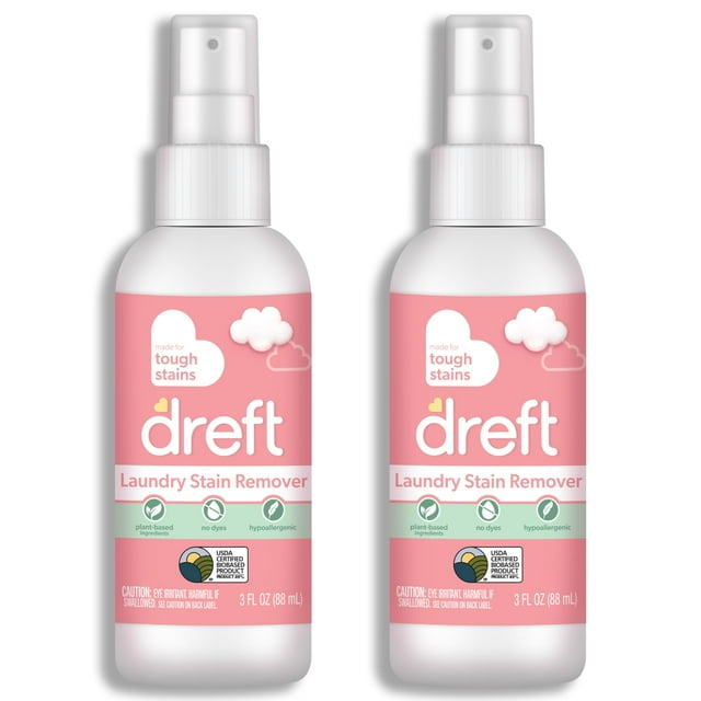 Dreft Stain Remover for Baby Clothes, Fragrance Free and Hypoallergenic ...