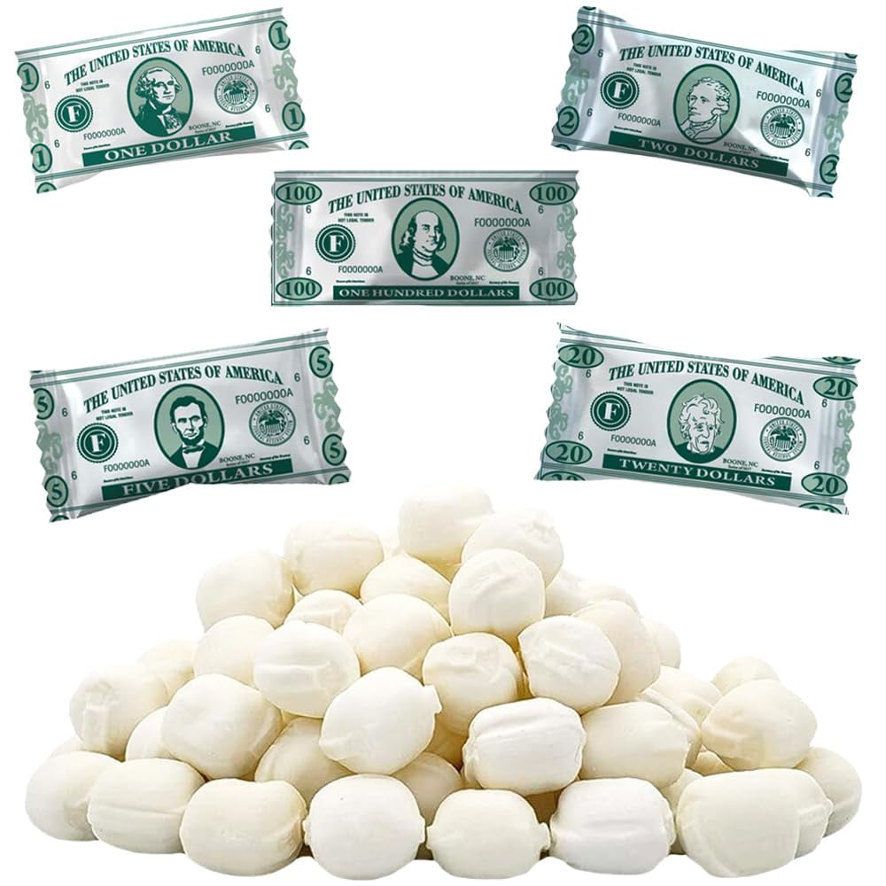 The Dreidel Company 55 BCF26 Pieces Money Buttermints, Mint Candies ...