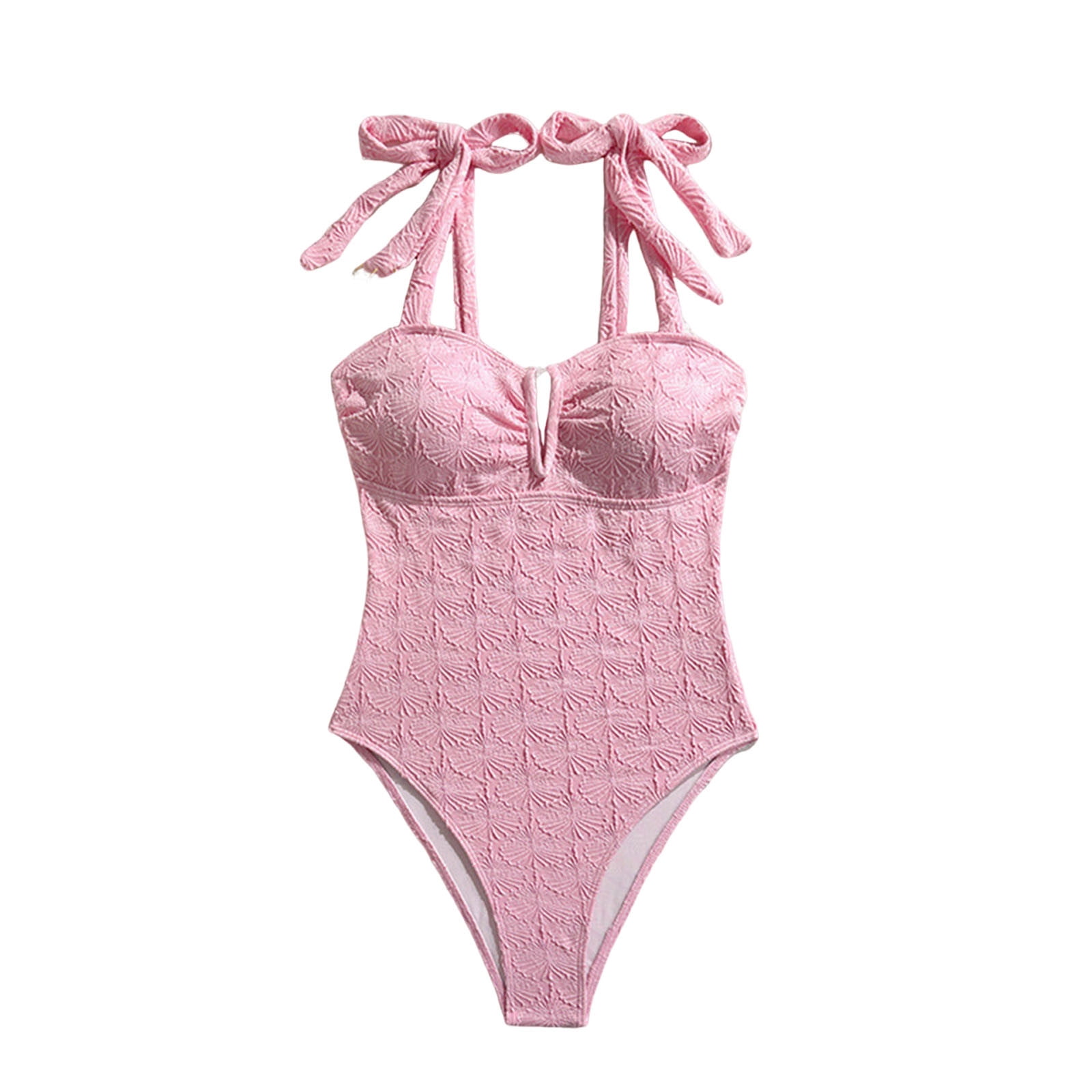 Dreluolixuan Bathing Suit for Women One Piece Wrap Swimsuit Padded ...