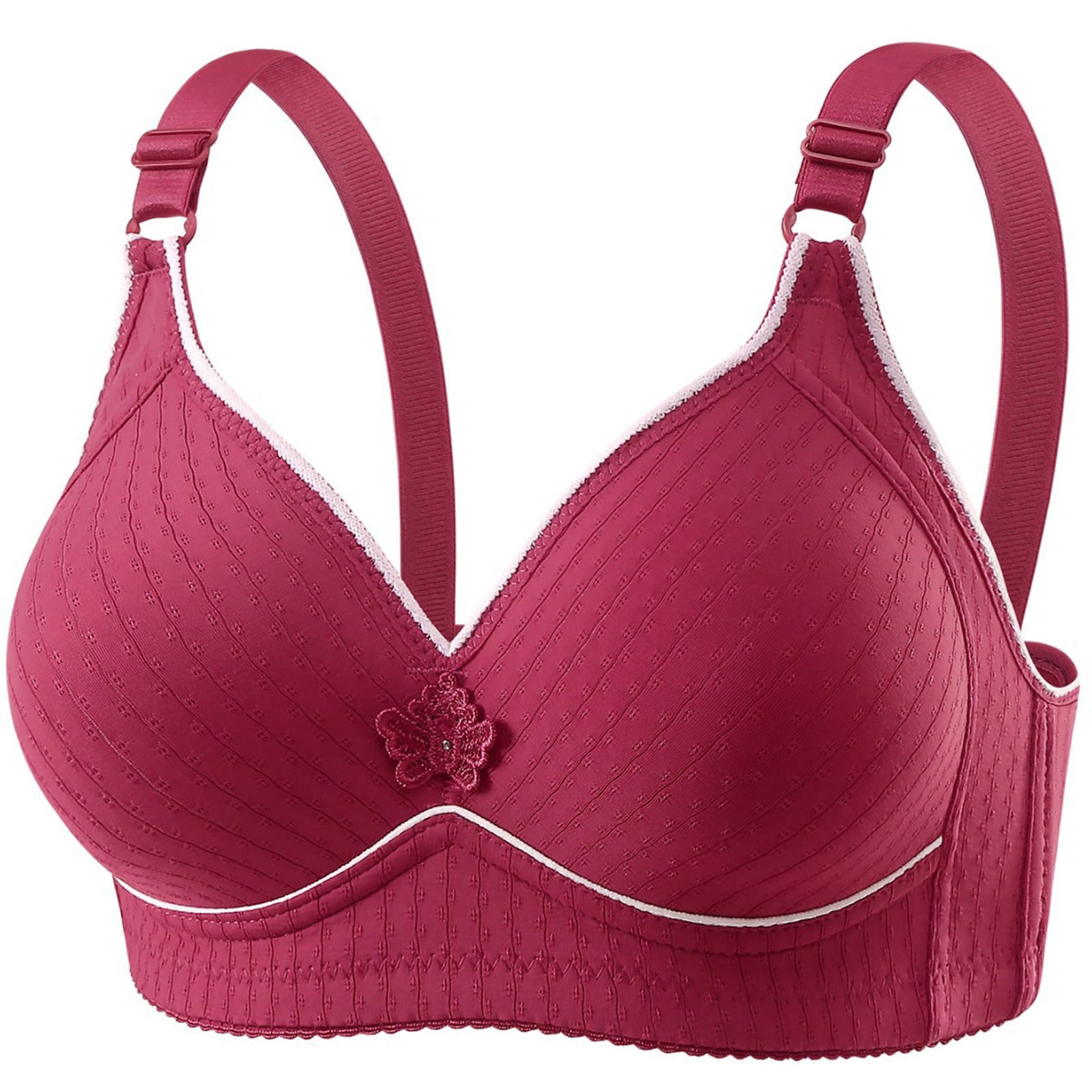 Dreluolixuan Bras for Women Pack Plus Size Wireless Bras Full Coverage ...