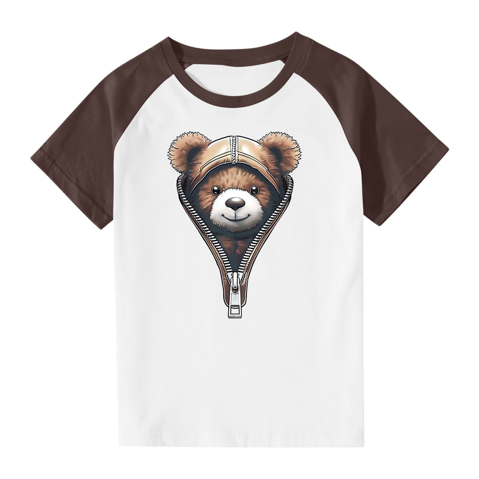 Dreluolixuan Comfortable Soft Tshirts Kid Raglan Sleeves Crew Neck ...