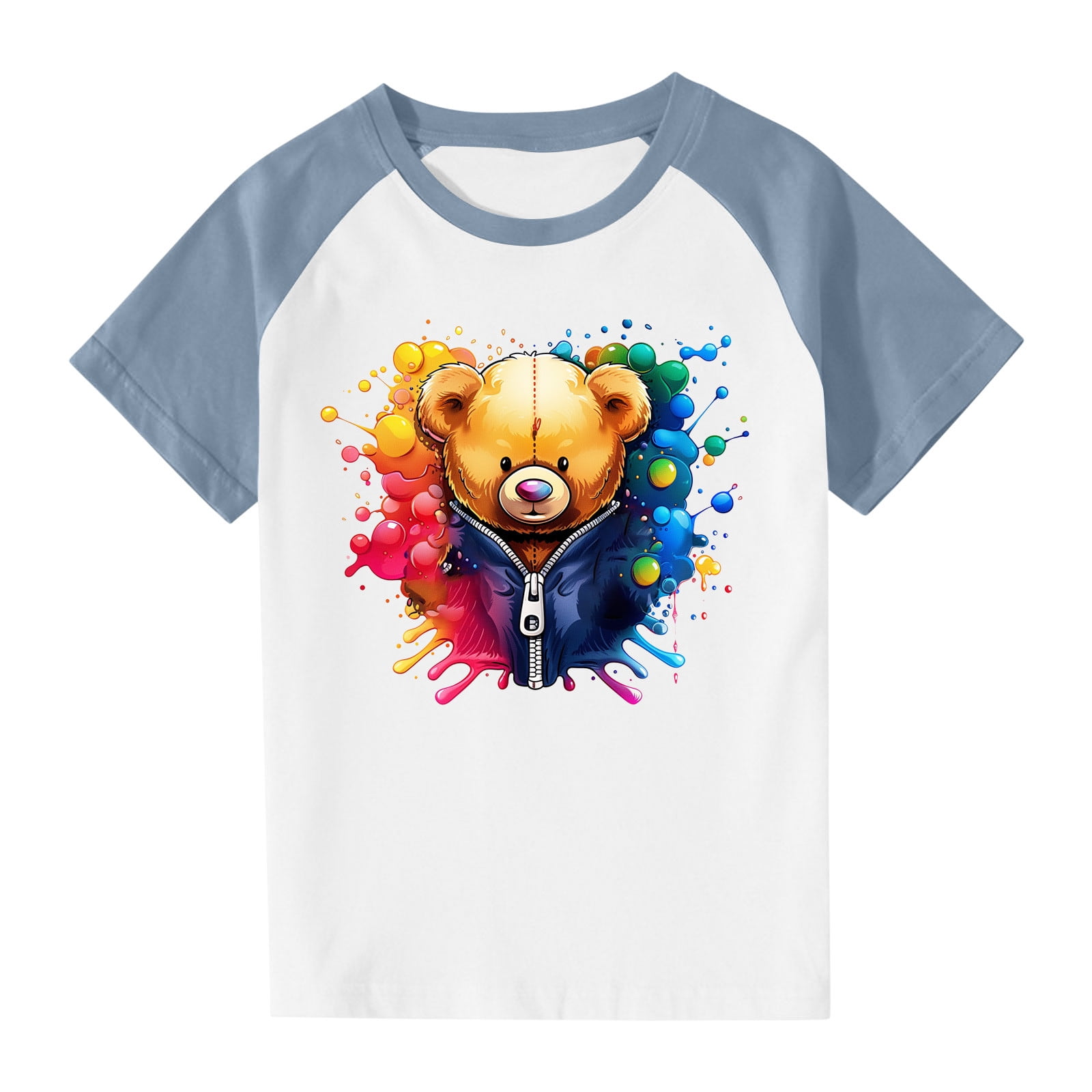 Dreluolixuan Cute Tshirts for Kid Raglan Sleeves Trendy Shirts Graphic ...