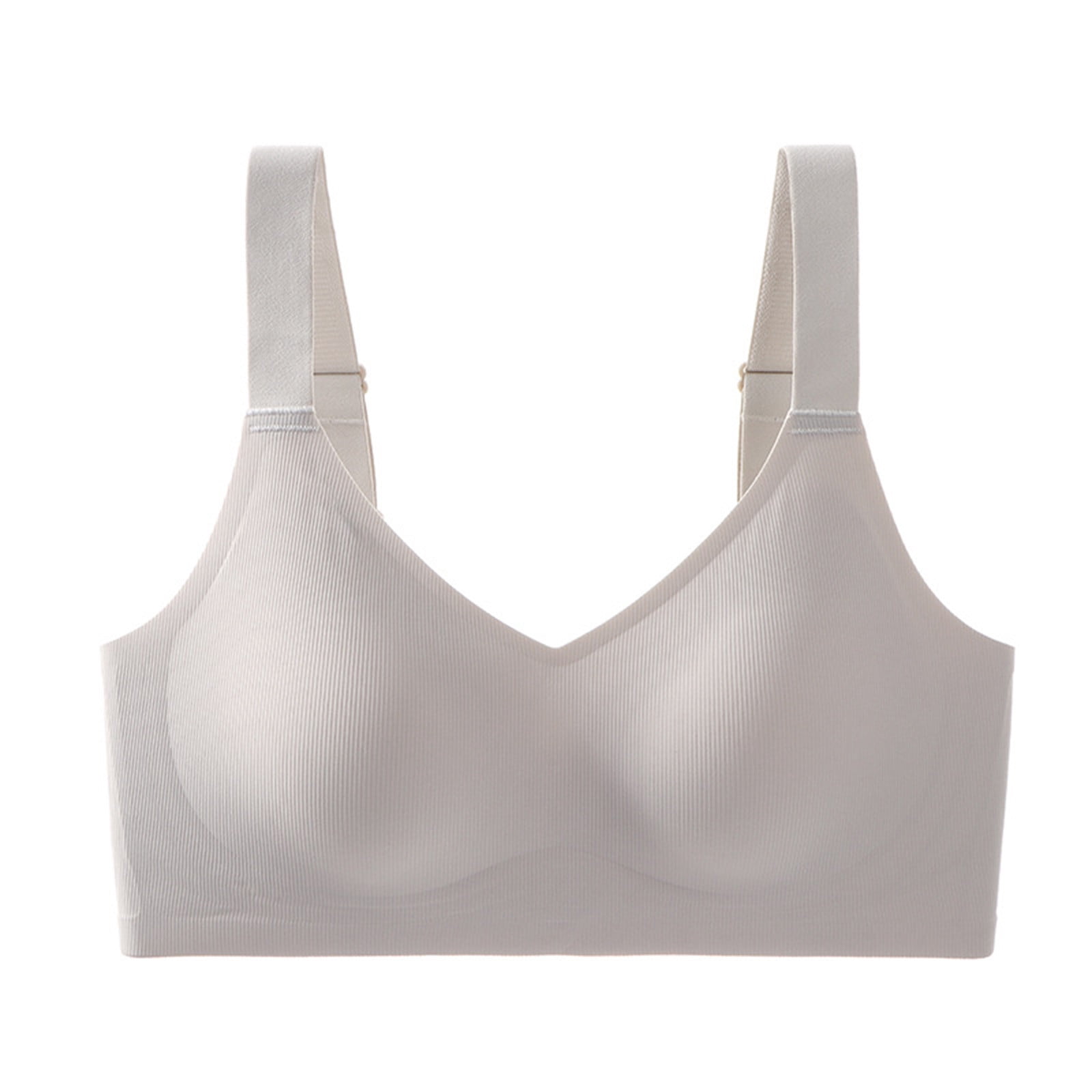 Dreluolixuan Padded Sports Bras for Women Seamless Wireless Bras Full ...