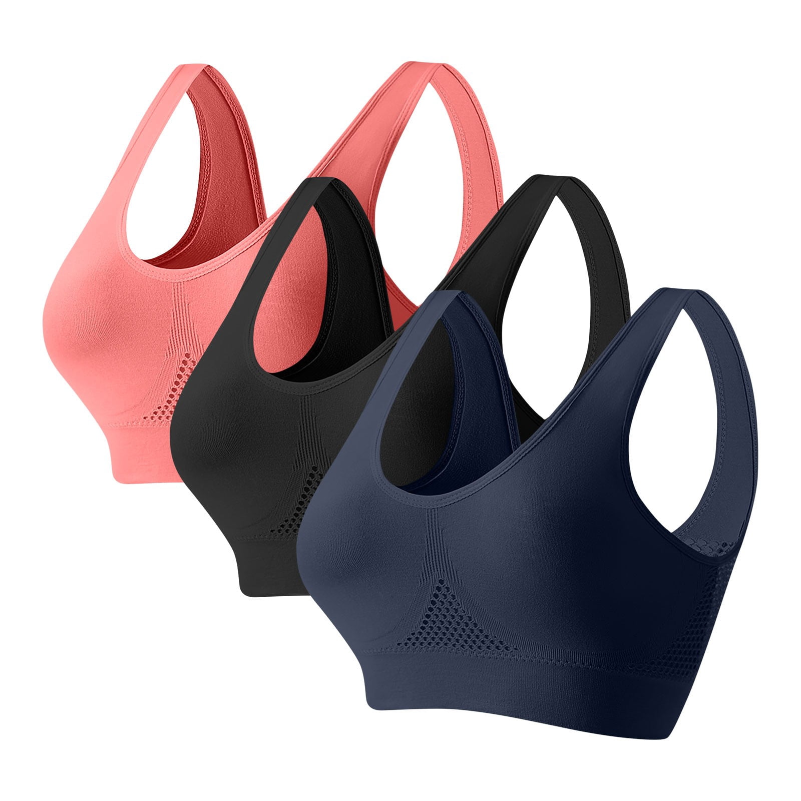 Dreluolixuan Womens Bras for Older Women Bras Full Coverage Push Up ...