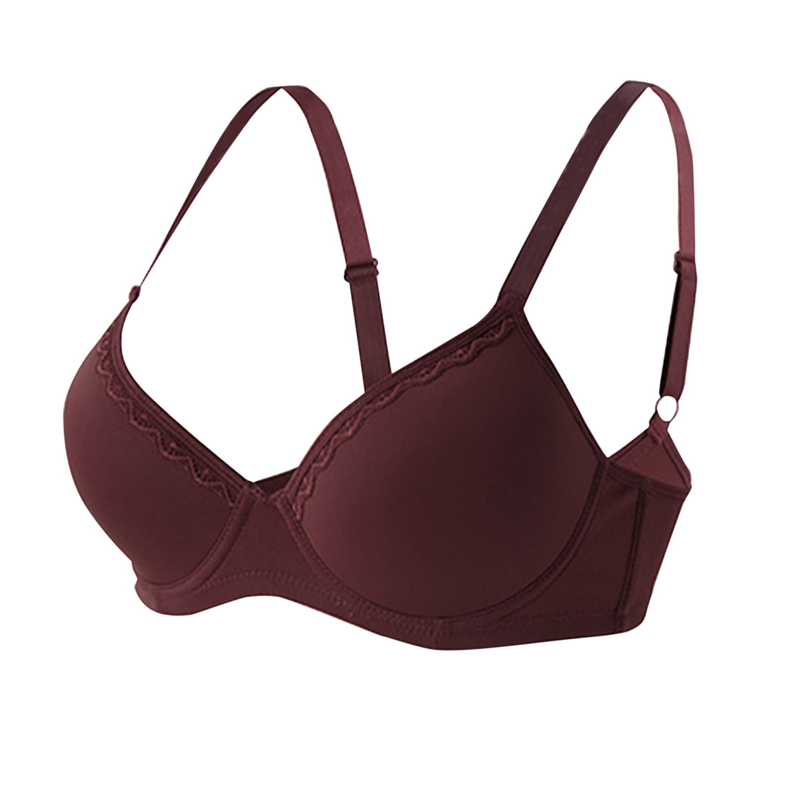 Dreluolixuan Womens Sports Bras Wireless Bras Full Coverage Push Up ...