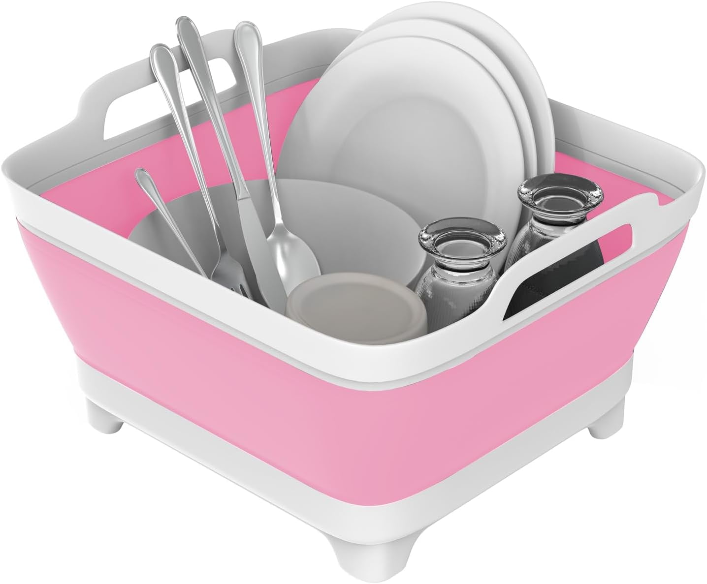 DremFaryoyo Dishpan 9L Collapsible Washing Basin (Gray PP TPR) Portable ...