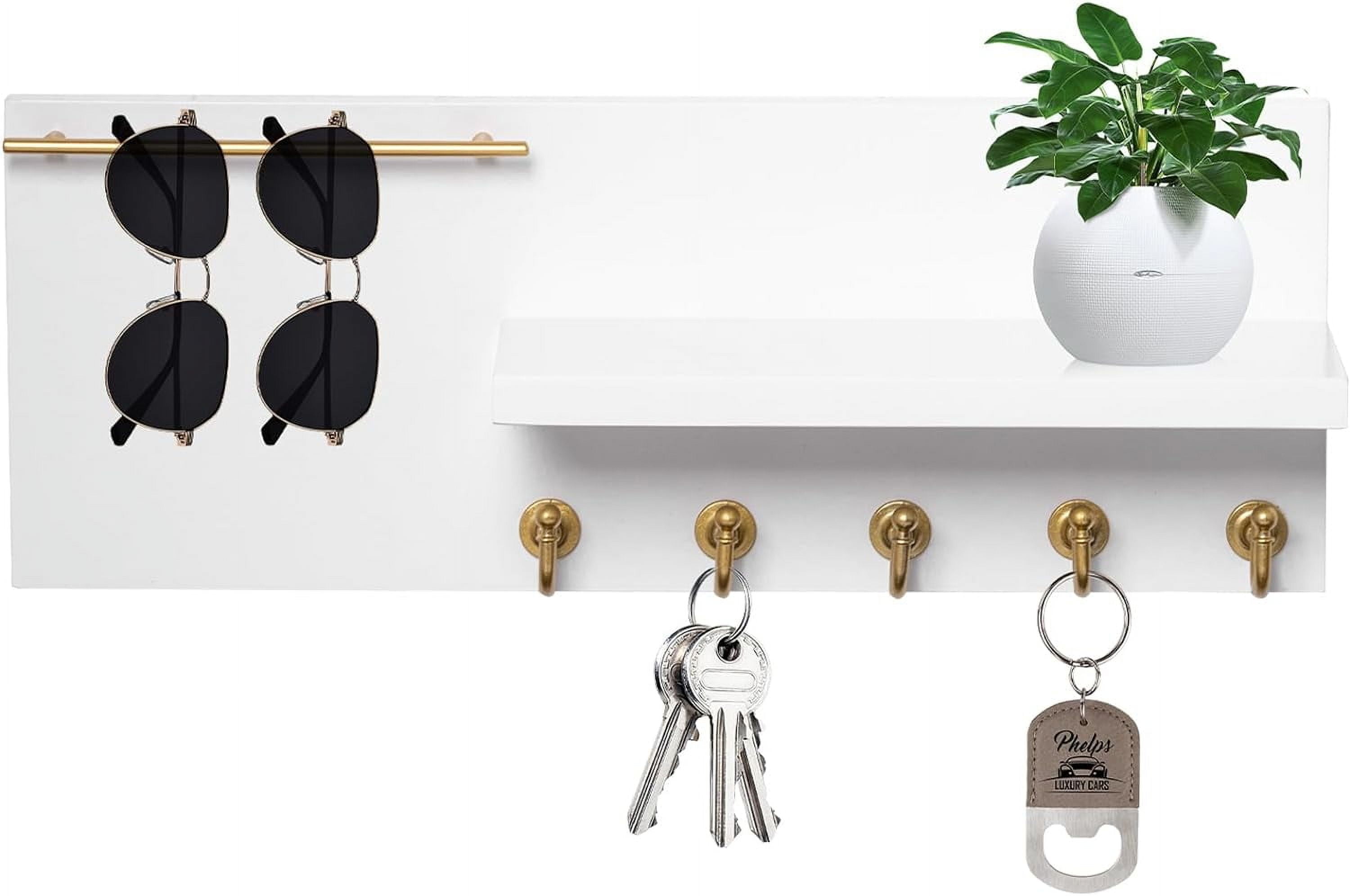 DremFaryoyo SANY DAYO Real Wood Key Holder Rack Wall Mount 16 x 6 ...