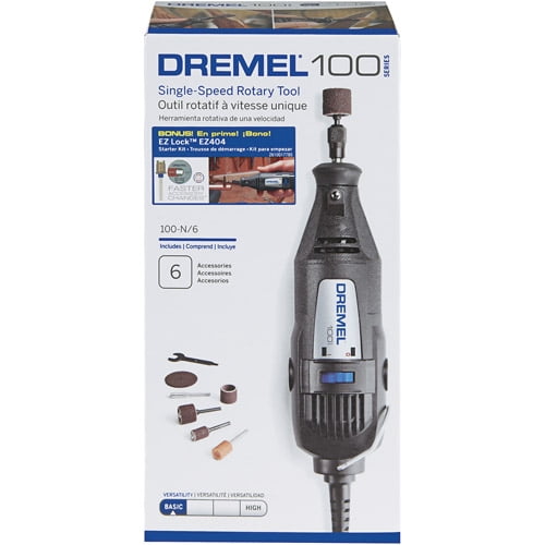 Dremel 100-N/8 Rotary Tool with Bonus EZ404 EZ Lock Starter Accessory ...