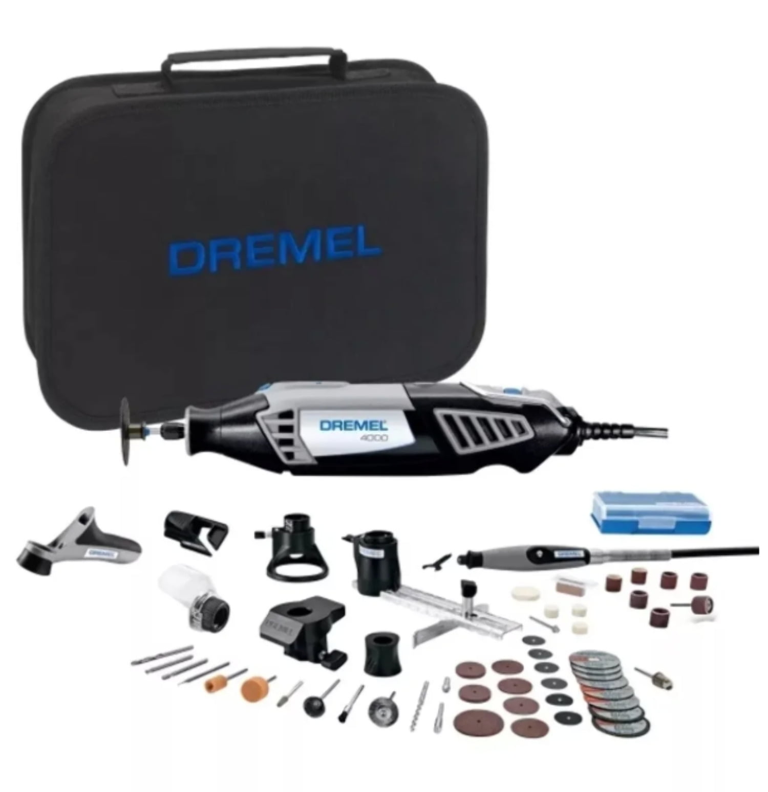 Dremel 4000-7/50 High Performance Rotary Tool Kit with Flex Shaft ...