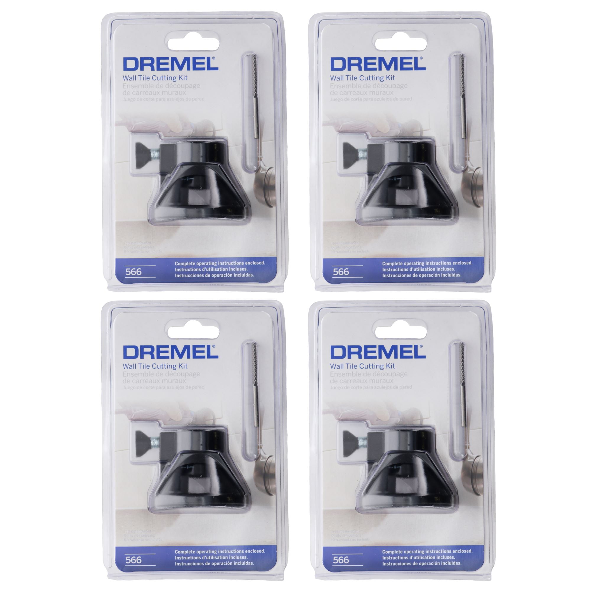 Dremel 566 Tile Cutting Kit Tool Part for Various Dremel Models (4-Pack ...