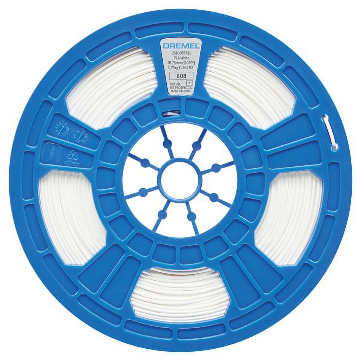 Dremel .75 Kg Pla 3d Printer Filament (white) - Walmart.com