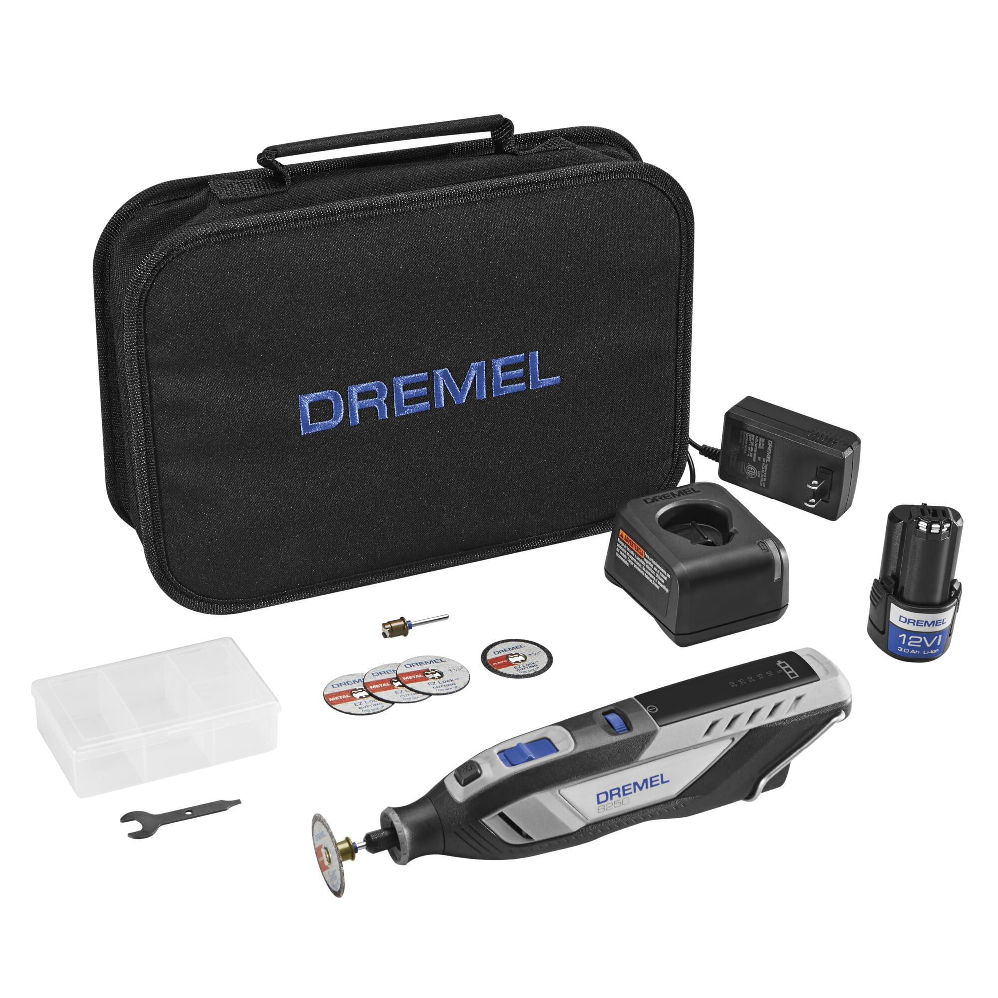Open Box Dremel 8250-5 12V Cordless Rotary Tool with Brushless Motor ...