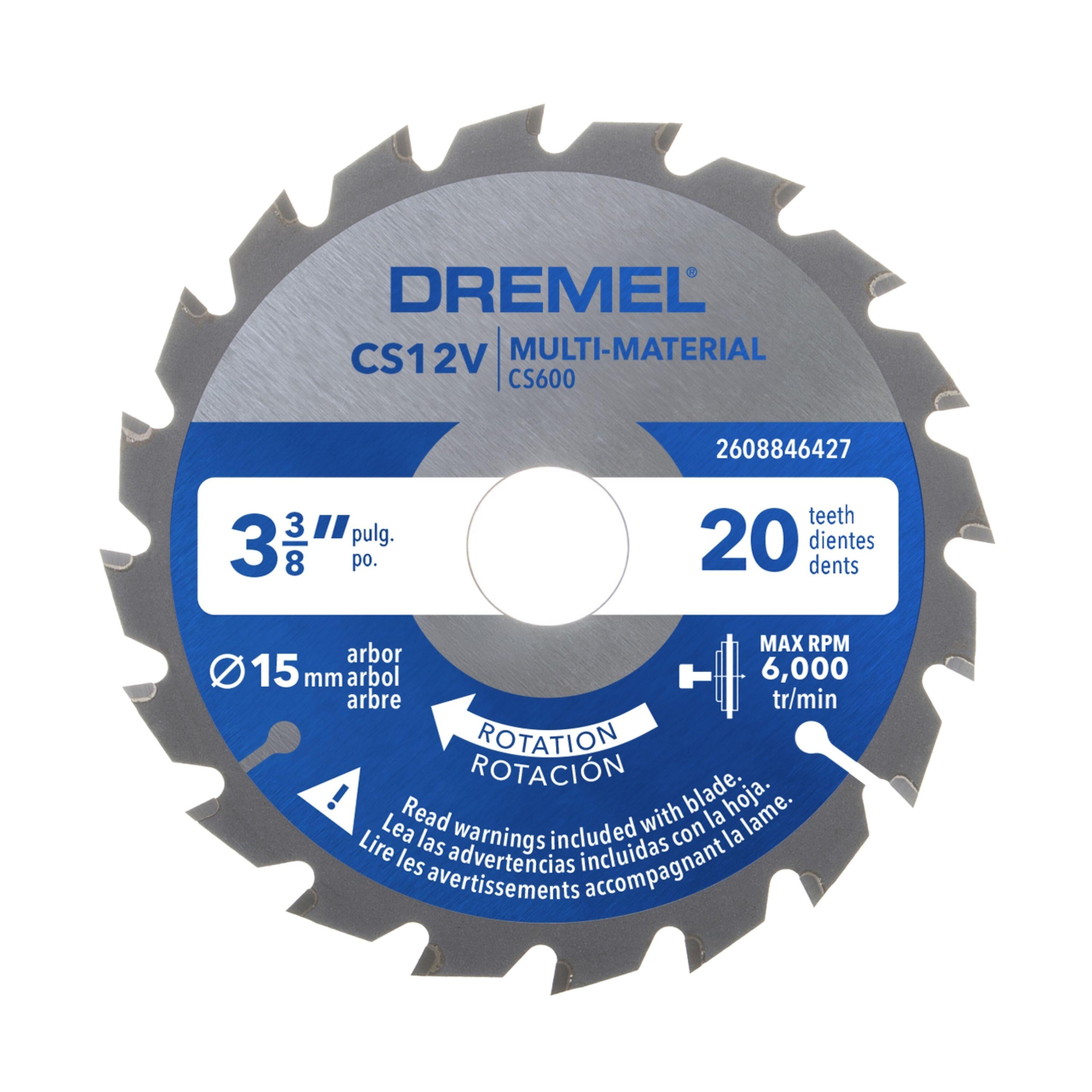 Dremel Blueprint Multi-Material 3-3/8" 20 Tooth Compact Circular Saw ...